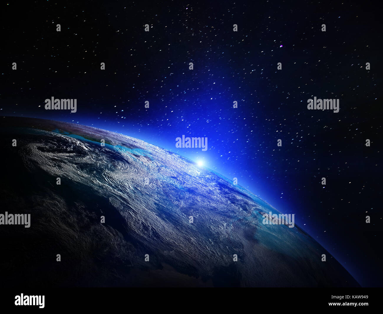 Earth space rendering from nasa hi-res stock photography and images - Alamy
