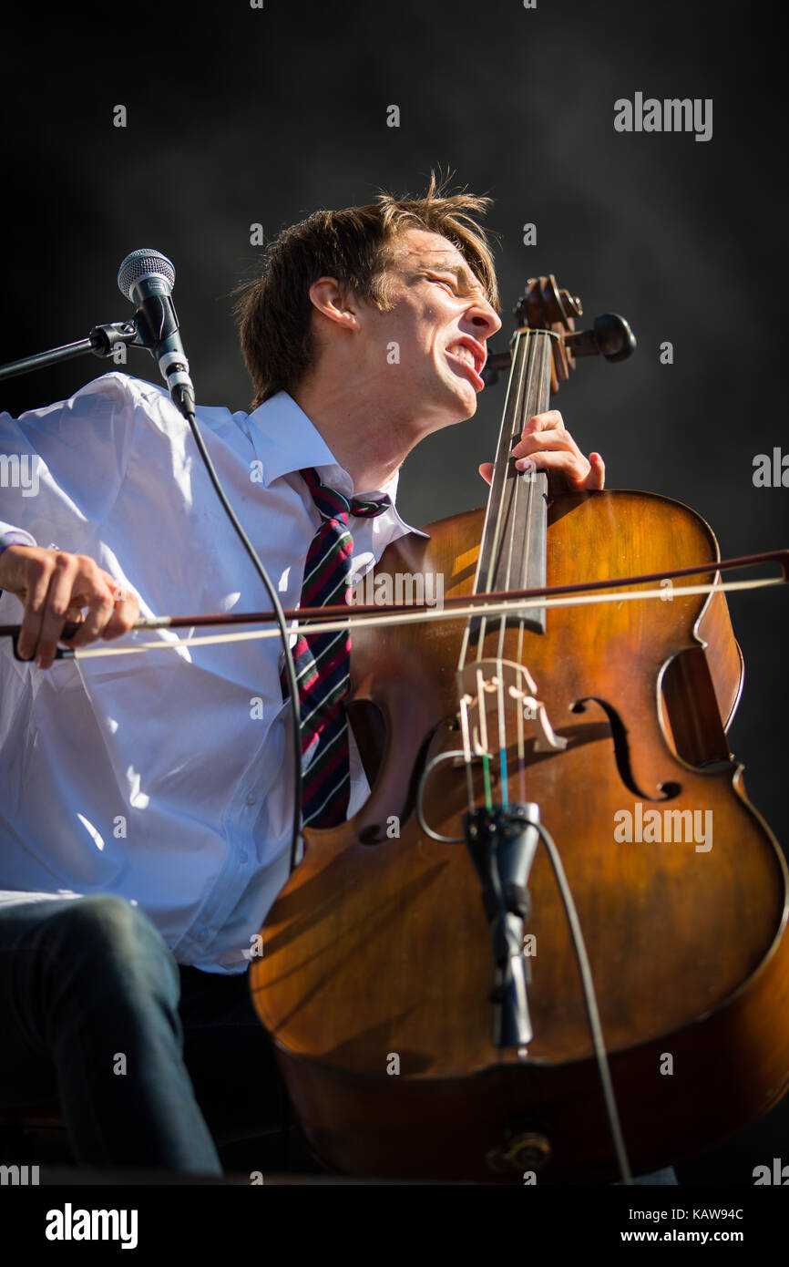 The Norwegian punk rock band Honningbarna performs a live concert at ...
