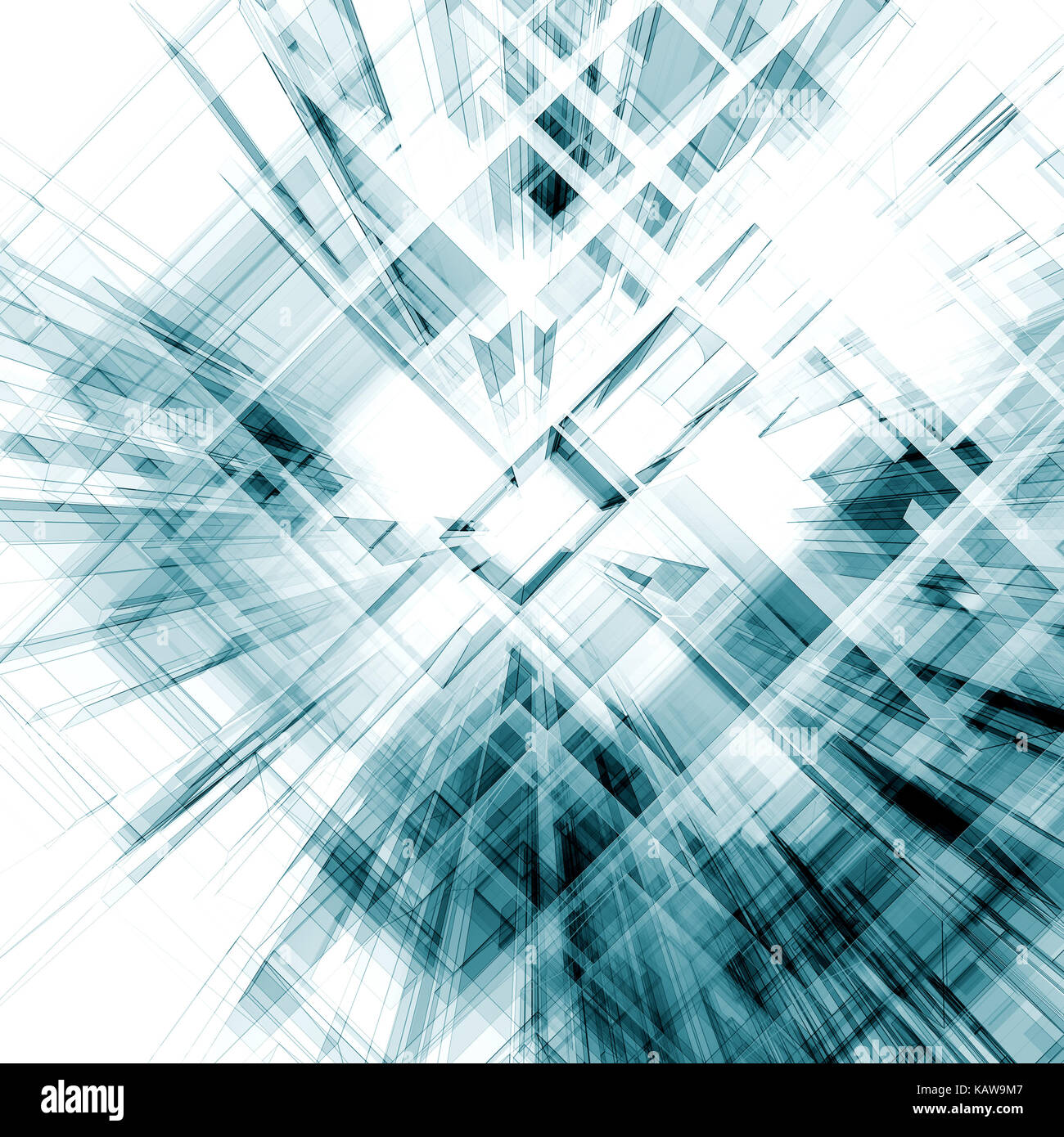 Construction abstract 3d rendering. Architecture design and model my ...