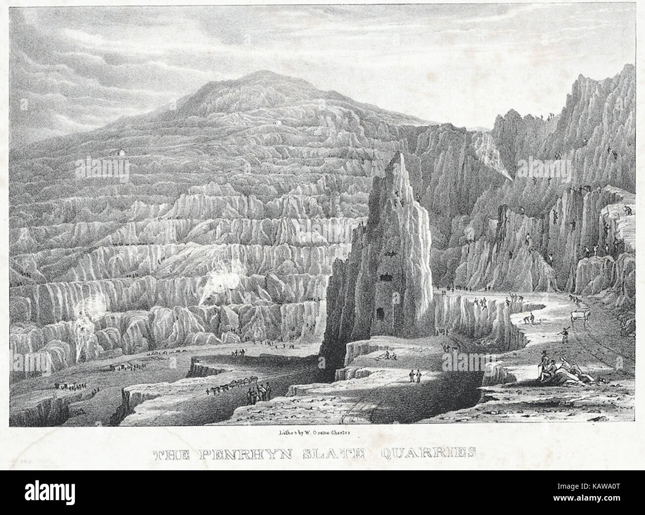 Slate quarries hi-res stock photography and images - Alamy