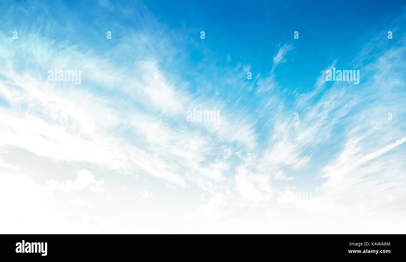 Colors in sky and clouds. Summer ultramarine Stock Photo - Alamy