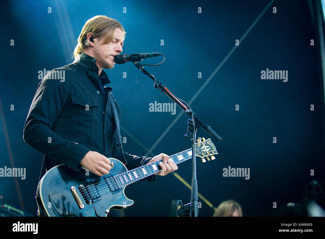 The American rock band Interpol performs a live concert at the ...