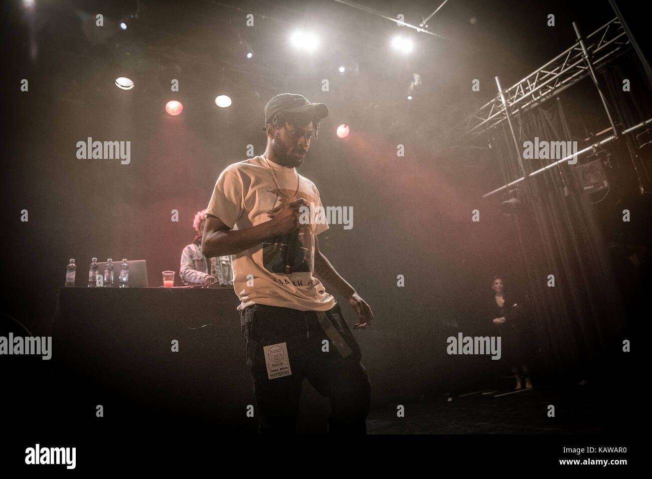 The American rapper and lyricist Isaiah Rashad performs a live concert ...