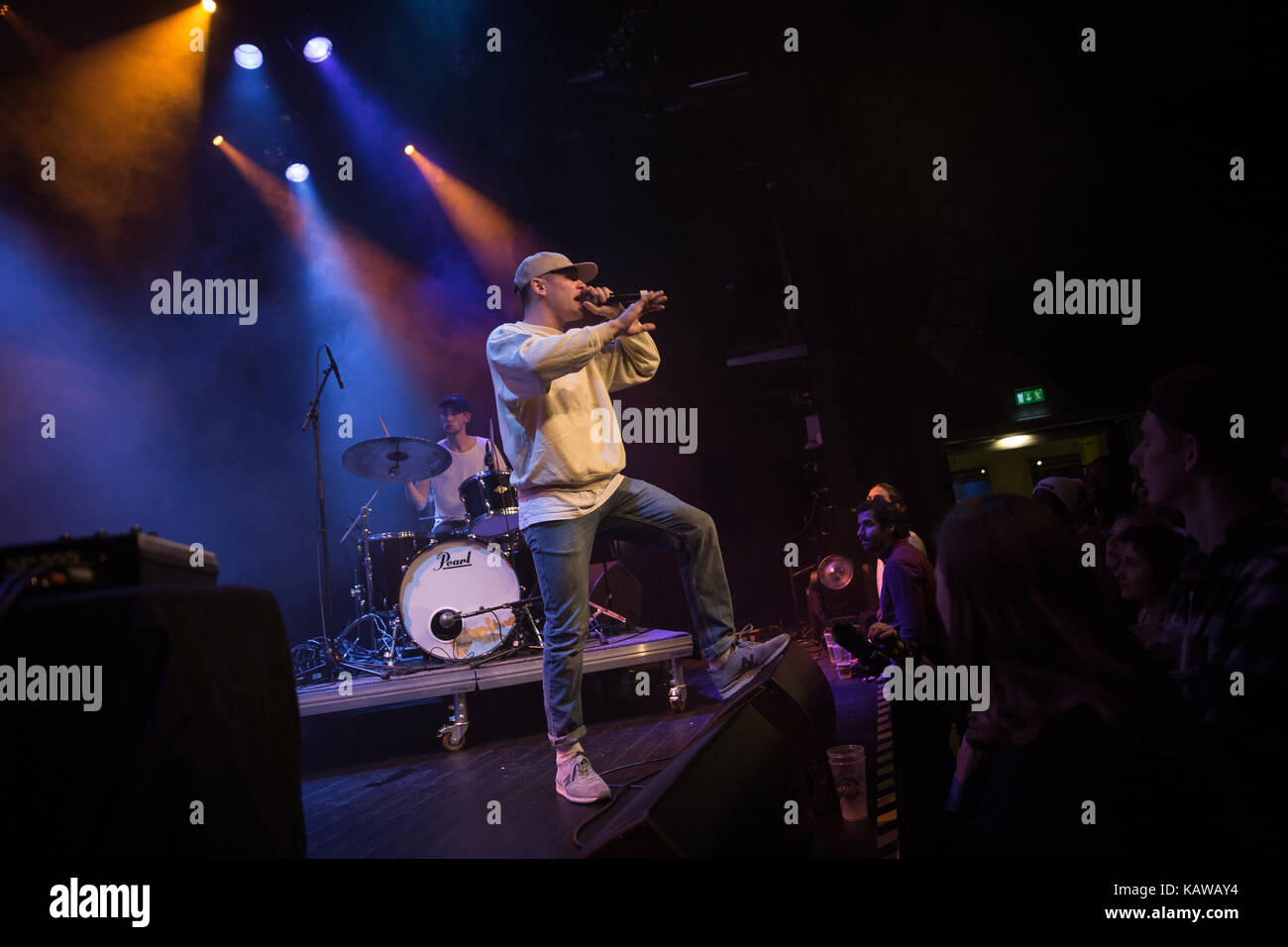 The Norwegian lyricist and rapper Ivan Ave performs a jazzy hip hop ...