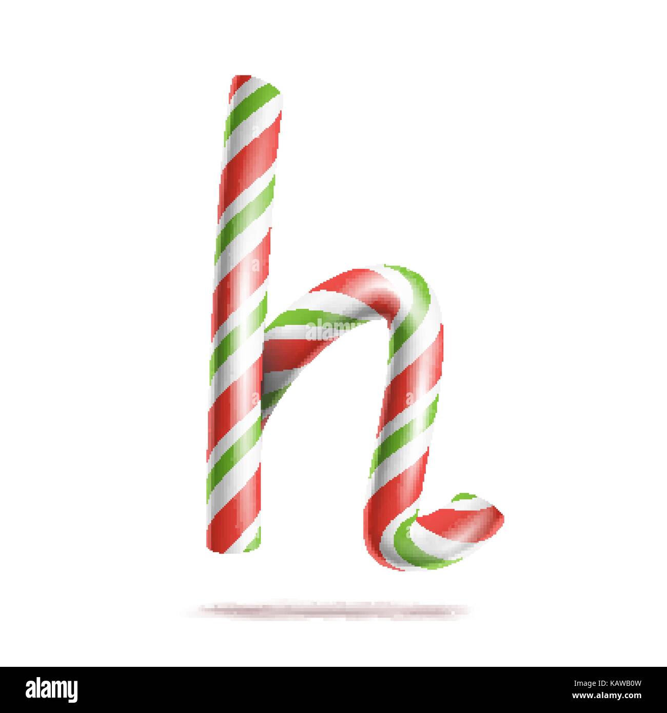 Christmas Candy Cane 3d Font Stock Photos & Christmas Candy Cane 3d ...