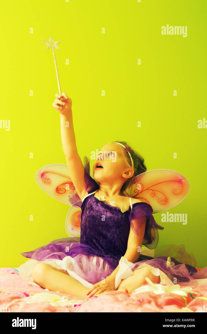 Princess Fairy Child Stock Photo - Alamy