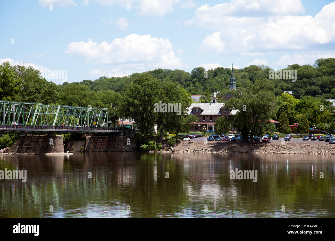 New hope lambertville bridge hi-res stock photography and images - Alamy