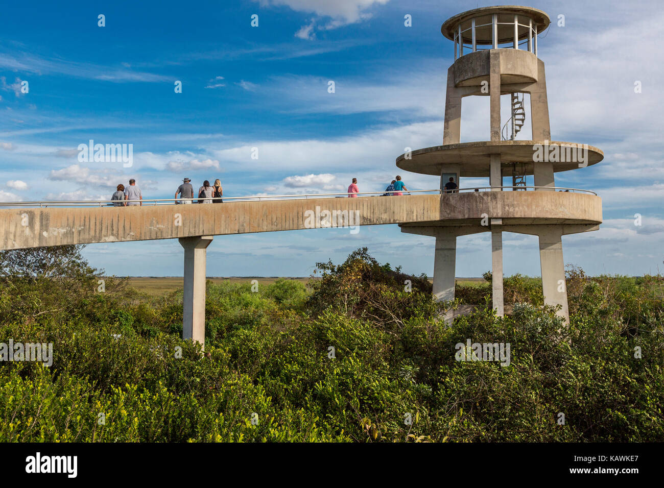 Shark valley observation tower hi-res stock photography and images - Alamy