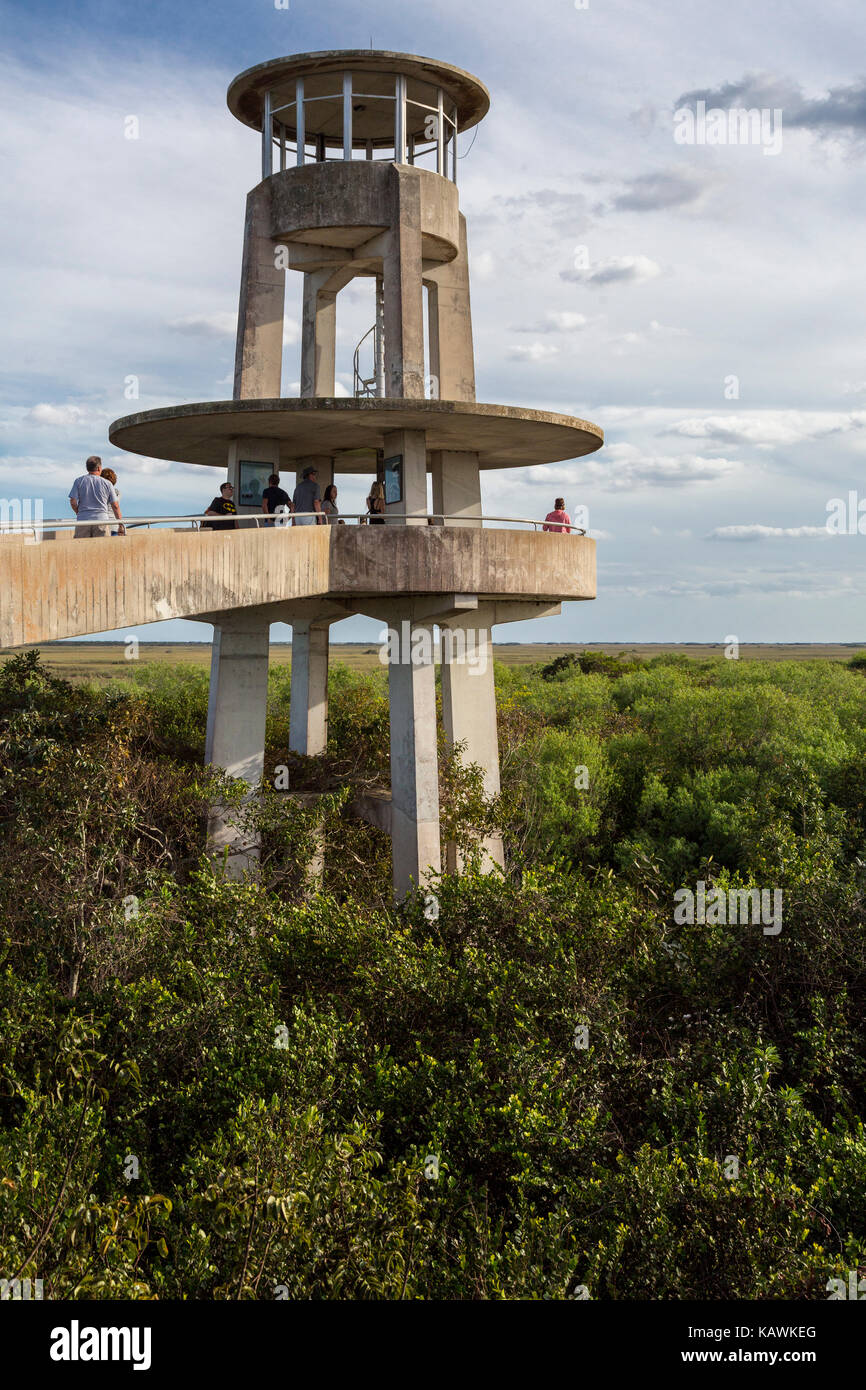 Shark valley observation tower hi-res stock photography and images - Alamy