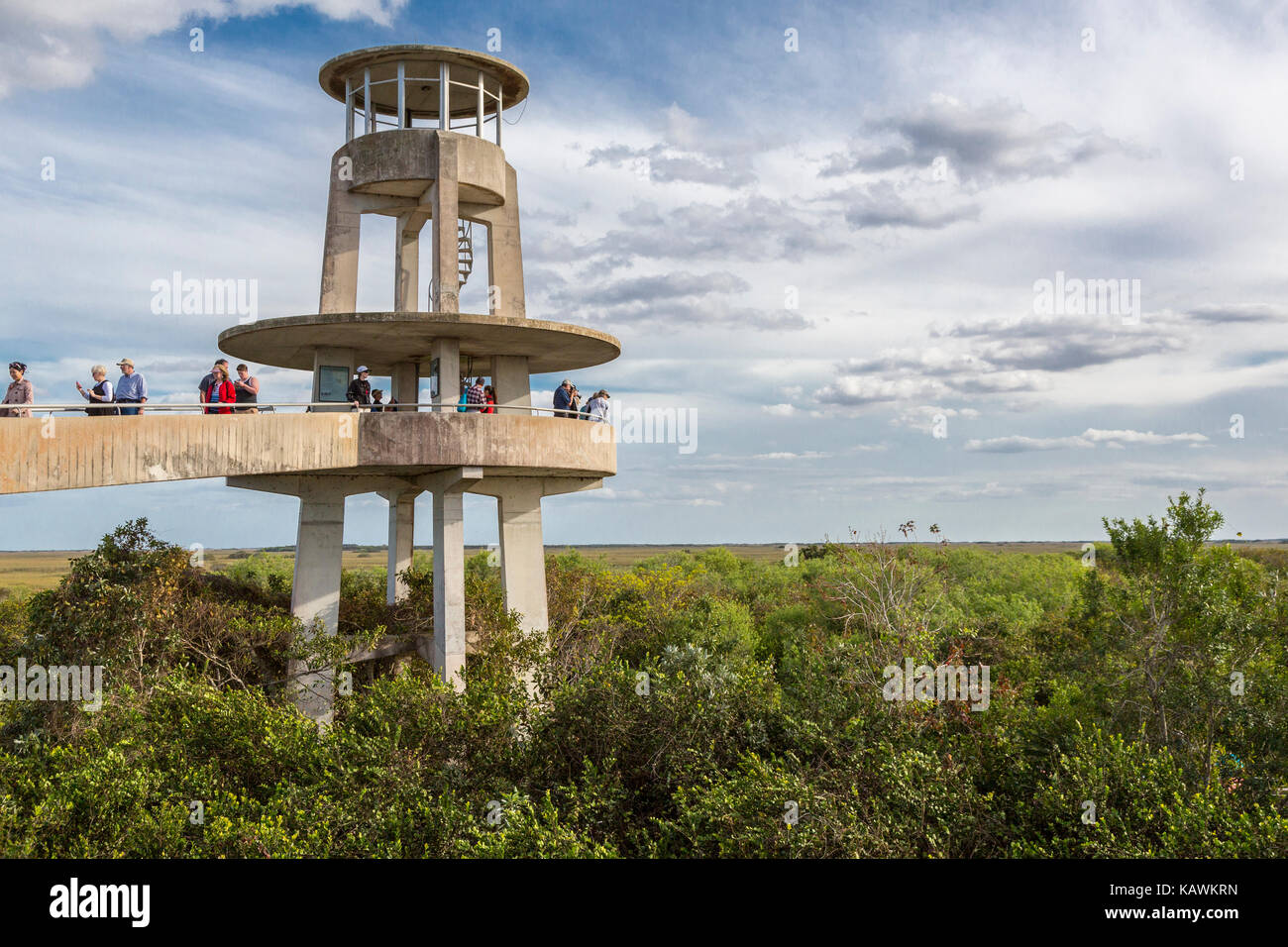 Shark valley observation tower hi-res stock photography and images - Alamy