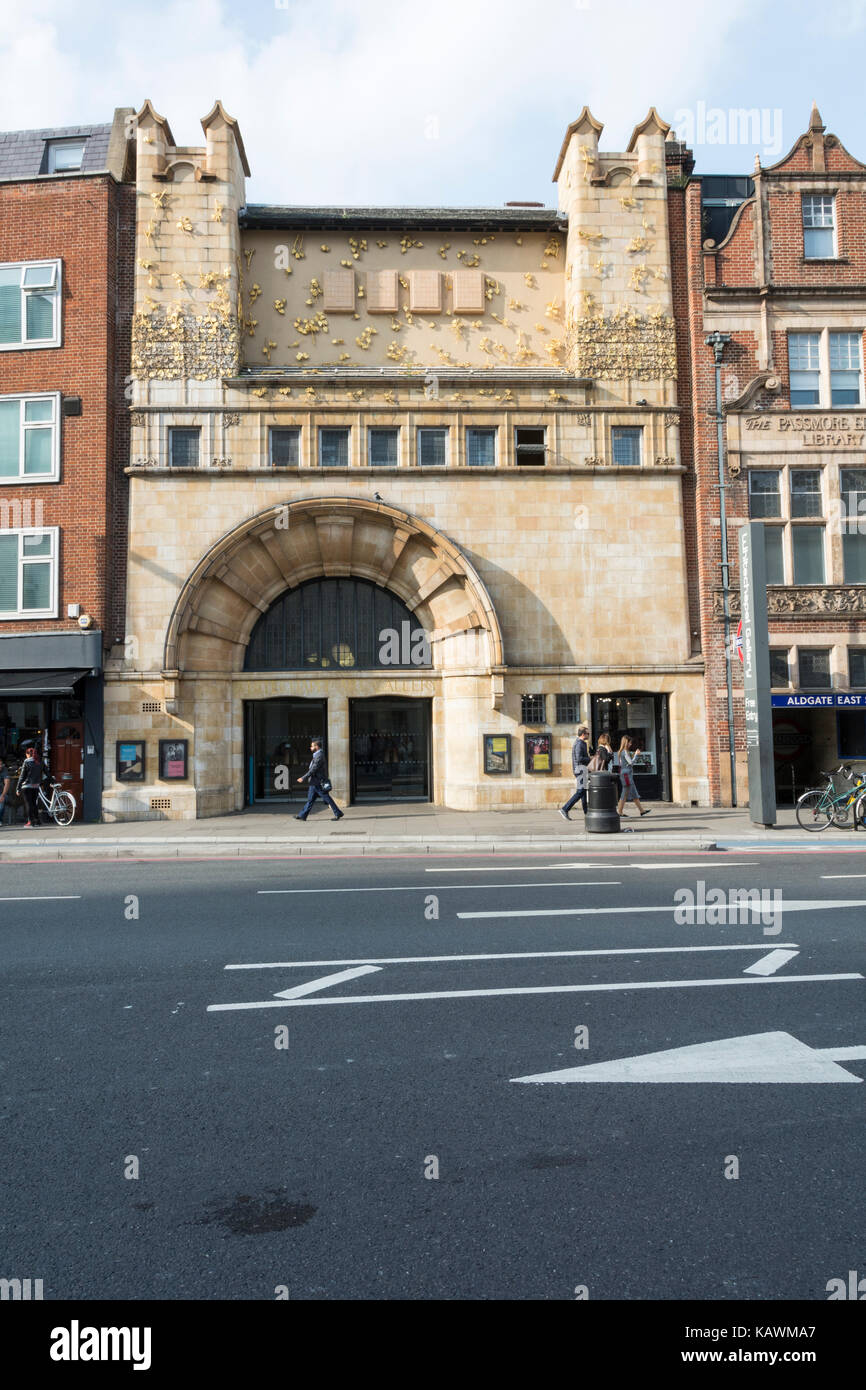The Whitechapel Art Gallery on Whitechapel High Street, in the London ...