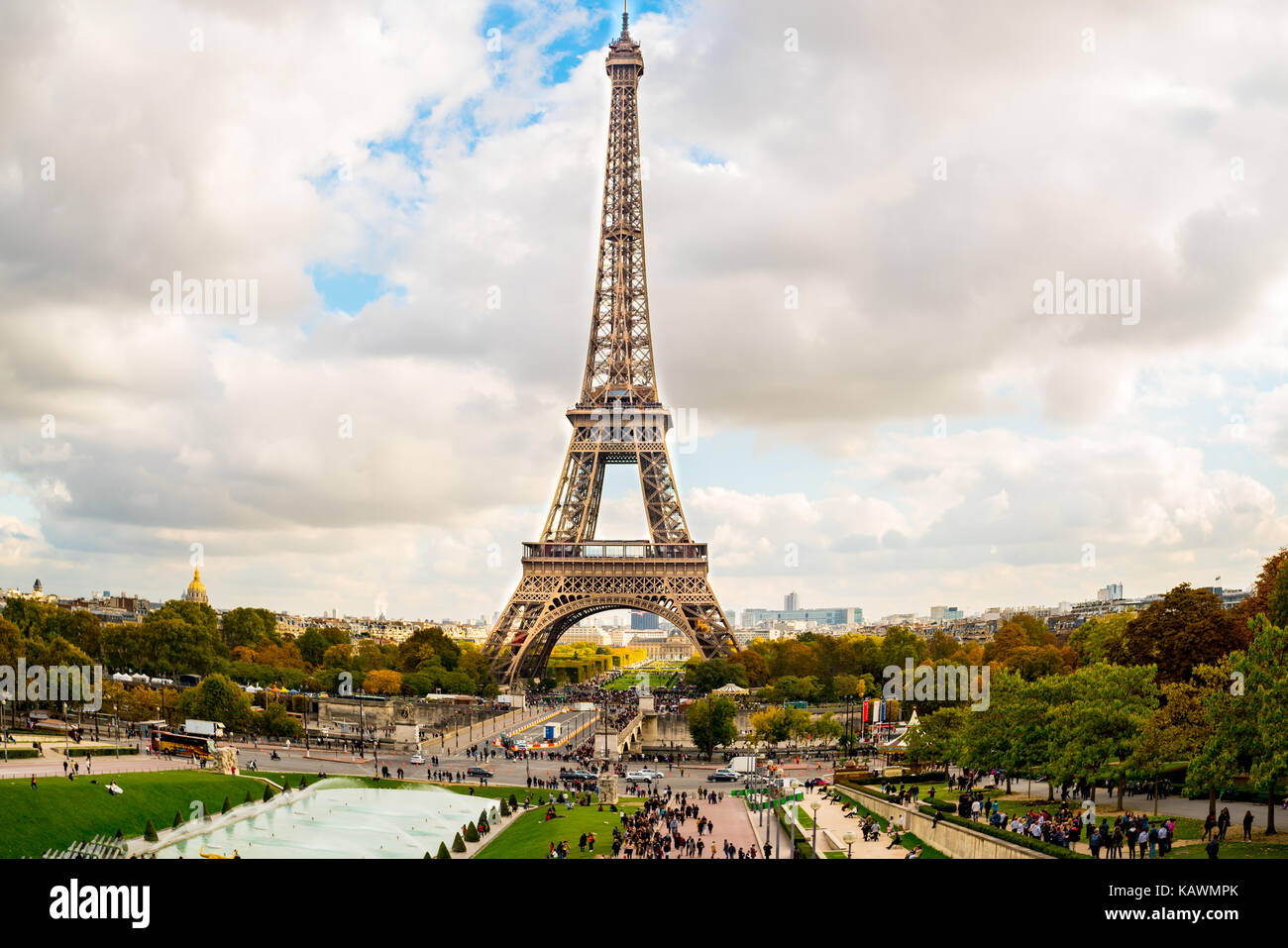 View of the Eiffel Tower in Paris, France Stock Photo - Alamy