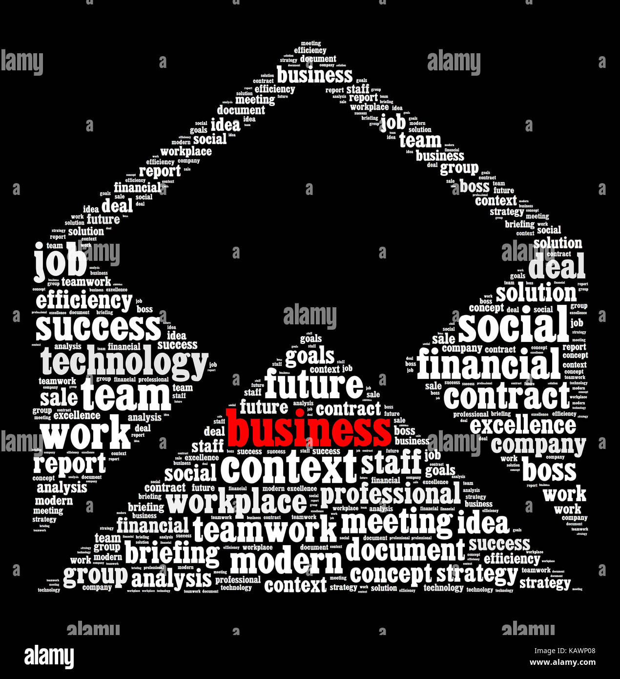 Business word cloud text concept Stock Photo - Alamy