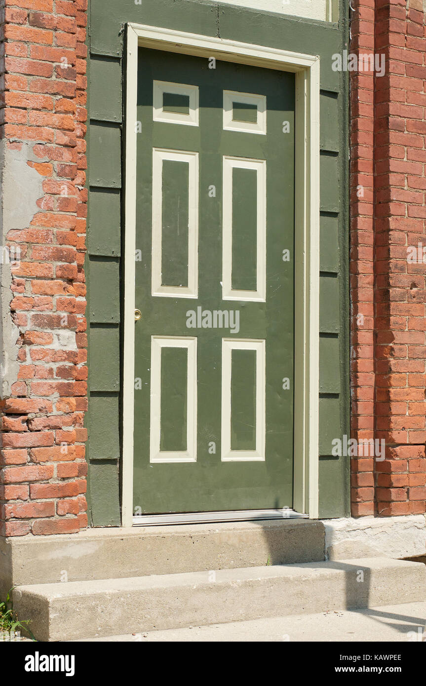 Door in Atlanta, illinois on Route 66 Stock Photo - Alamy