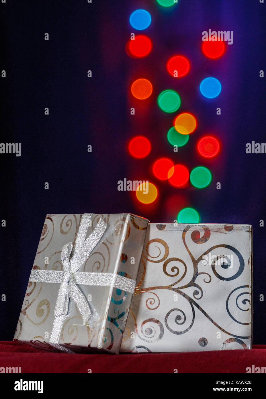 Magic Xmas Box Stock Photo - Alamy