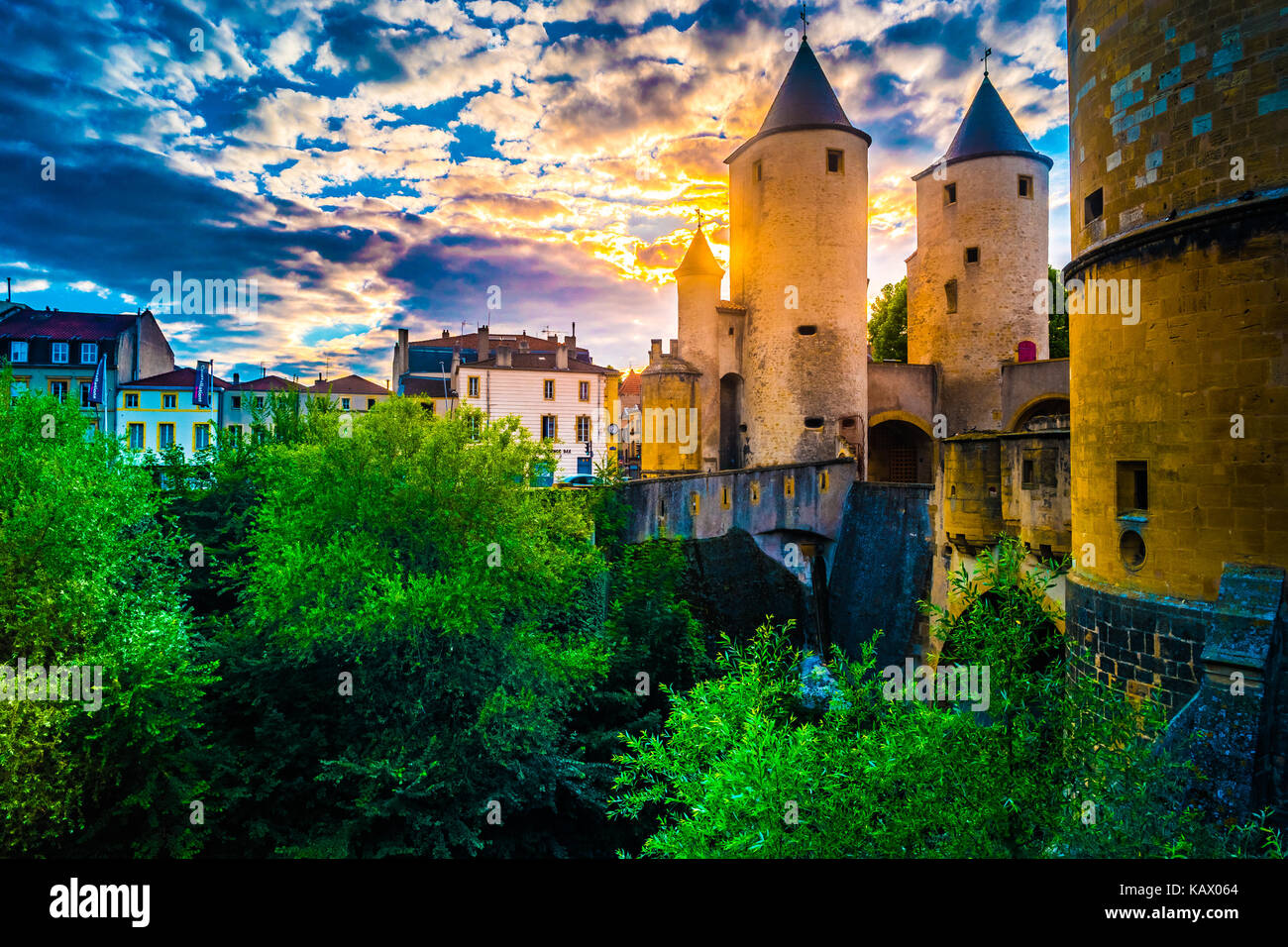 The German s Gate in Metz, France Stock Photo - Alamy