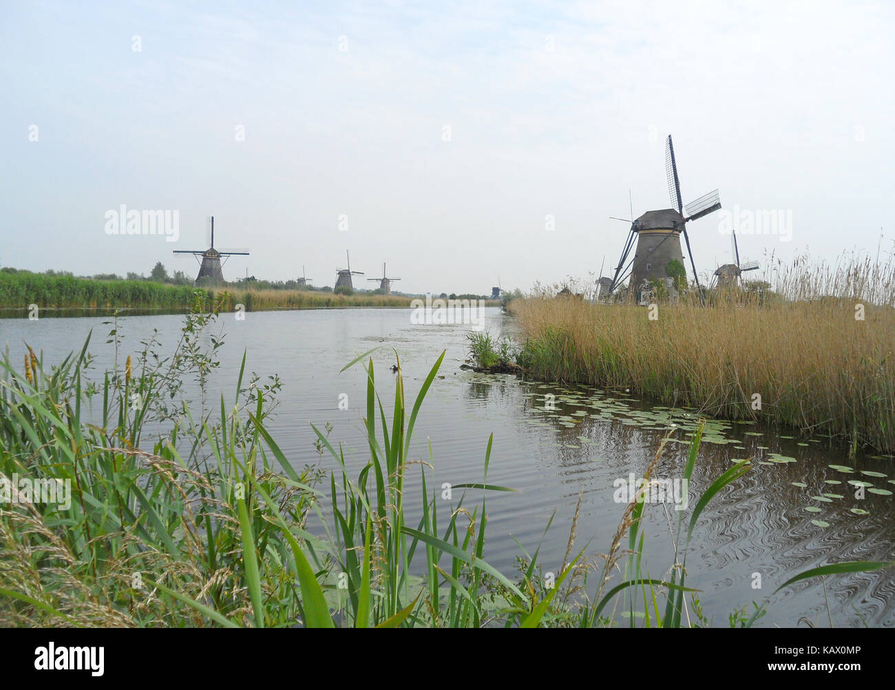 Kinderdijk Historic Dutch Windmill Complex in Molenwaard, The ...