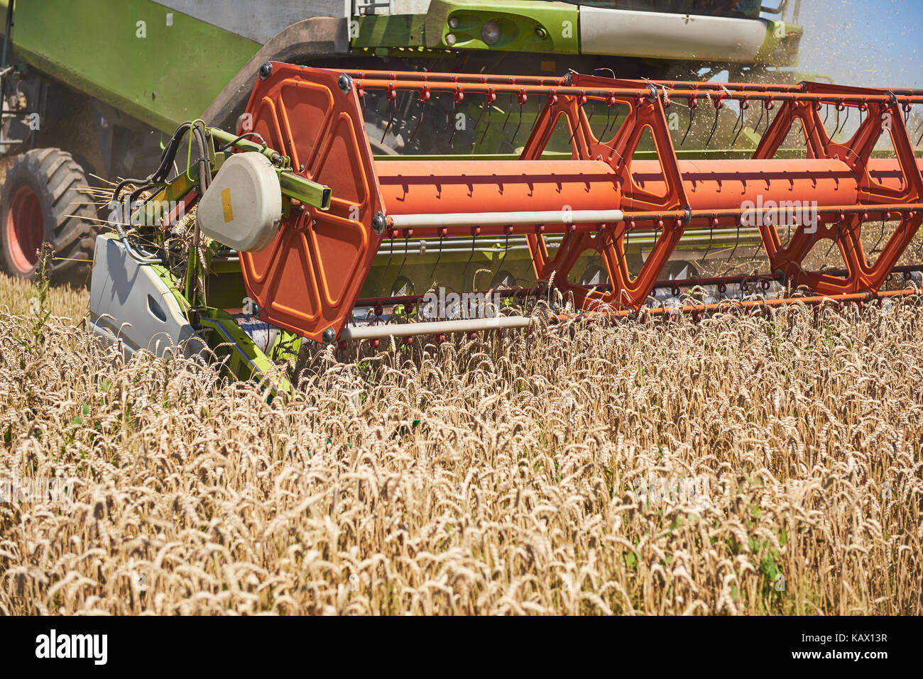 Close view modern combine hi-res stock photography and images - Alamy