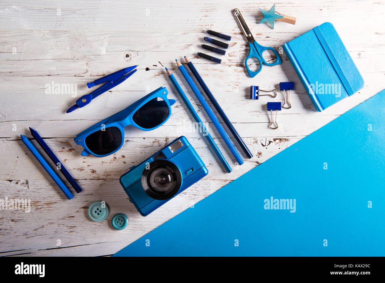 Back to school composition Stock Photo - Alamy