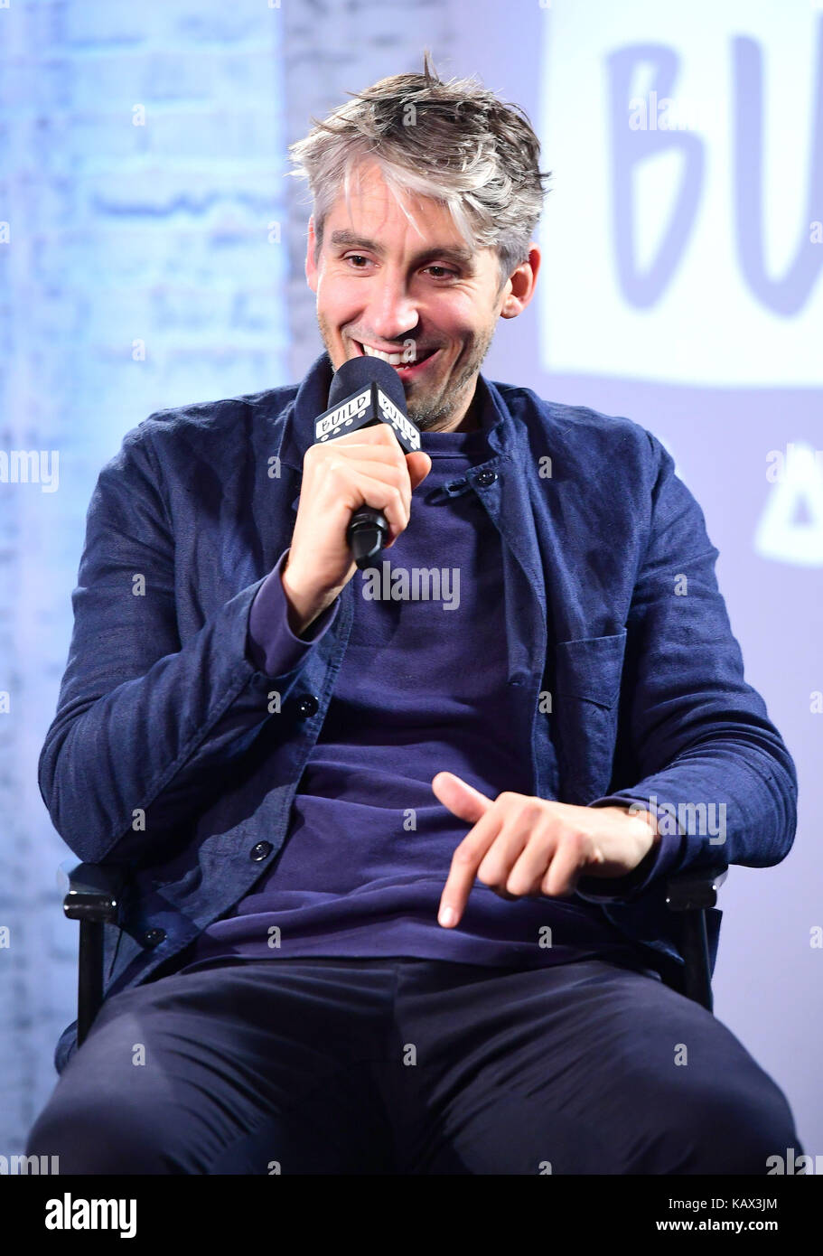 Larry Lamb and his son George at BUILD where the father and son duo ...