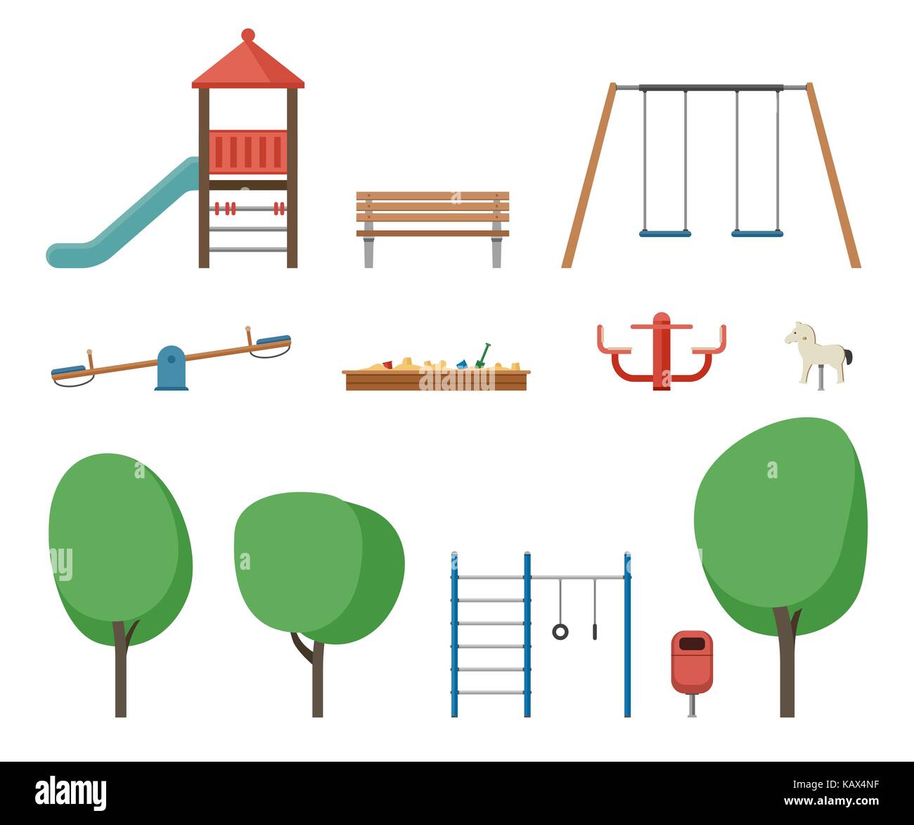 Playground slide Cut Out Stock Images & Pictures - Alamy