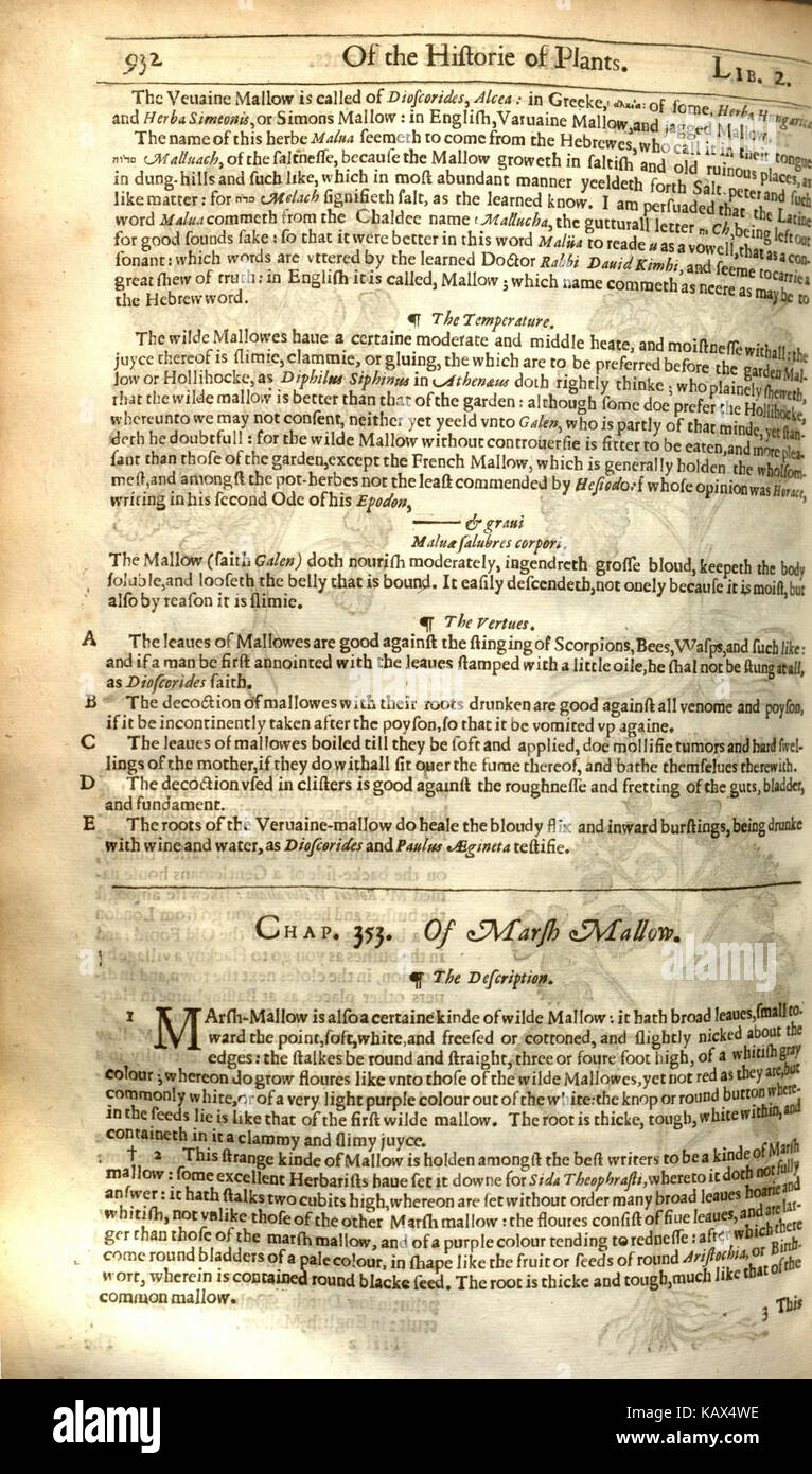 'The Herball, or Generall Historie of Plantes' is a comprehensive ...