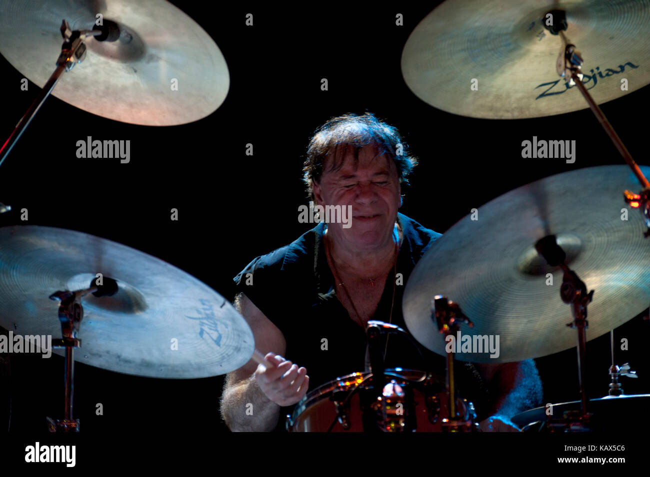 French progressive Rock Band Magma live at the 26. Zappanale in Bad Doberan, Germany, 2015 July ...