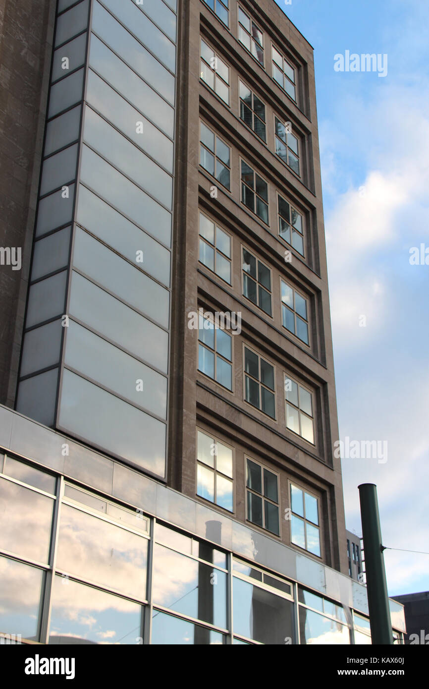 Modern flats (?) building on Alexanderplatz in Berlin (Germany Stock ...