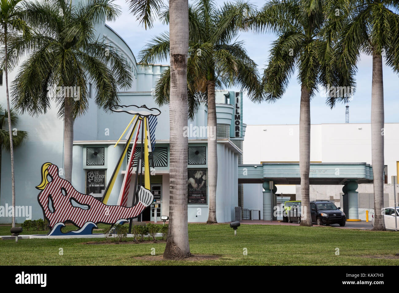 Miami Beach, Florida. Fillmore Theater Stock Photo - Alamy