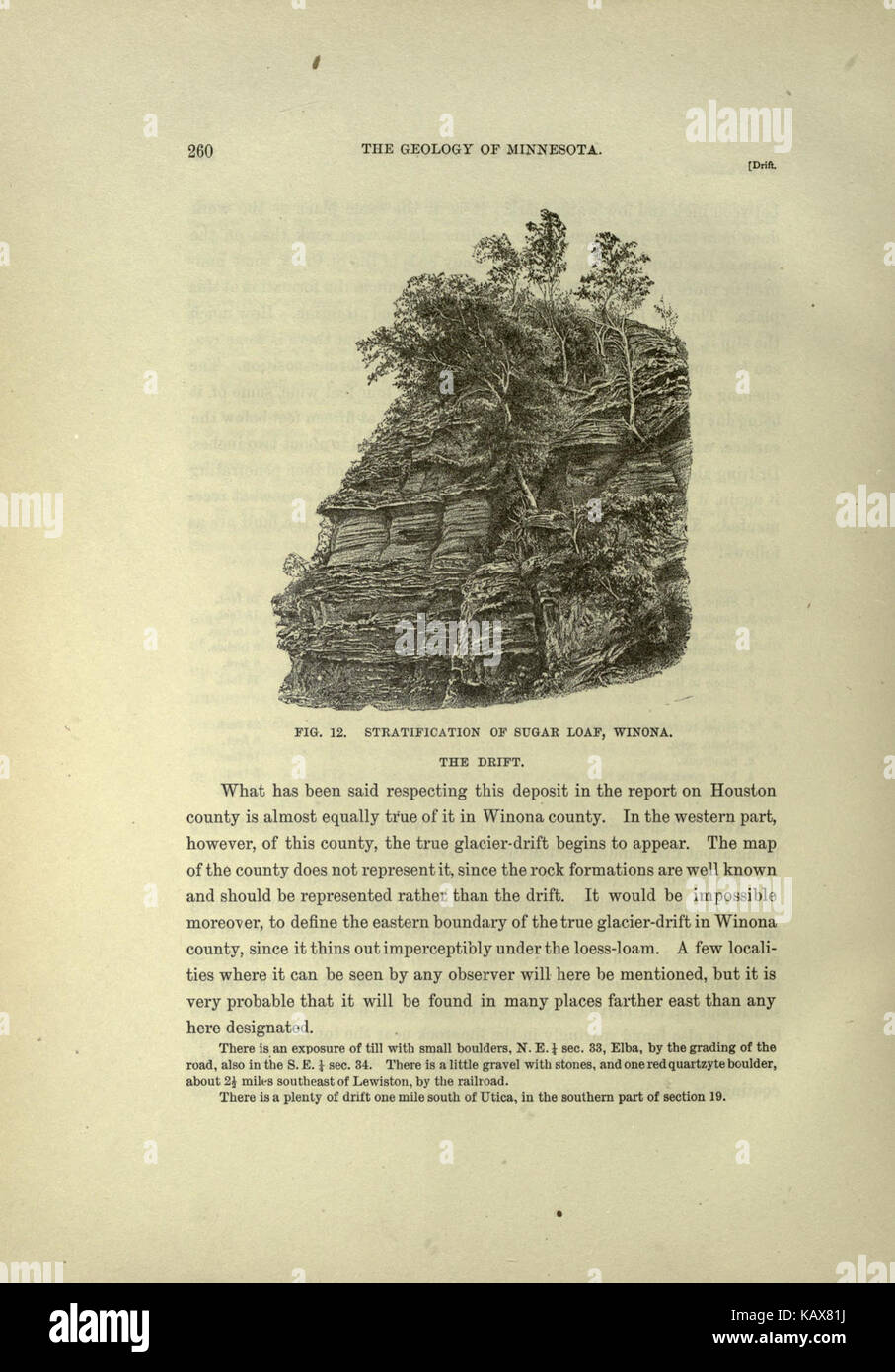 The geology of Minnesota (Page 260) BHL19709430 Stock Photo - Alamy