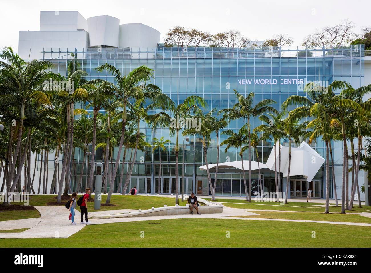 Miami Beach, Florida. New World Center, South Beach Stock Photo - Alamy