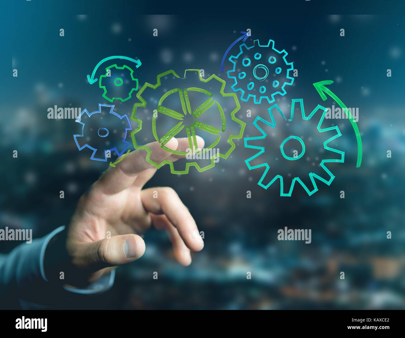 View of a Cogwheel interface setting displayed on an interface with ...