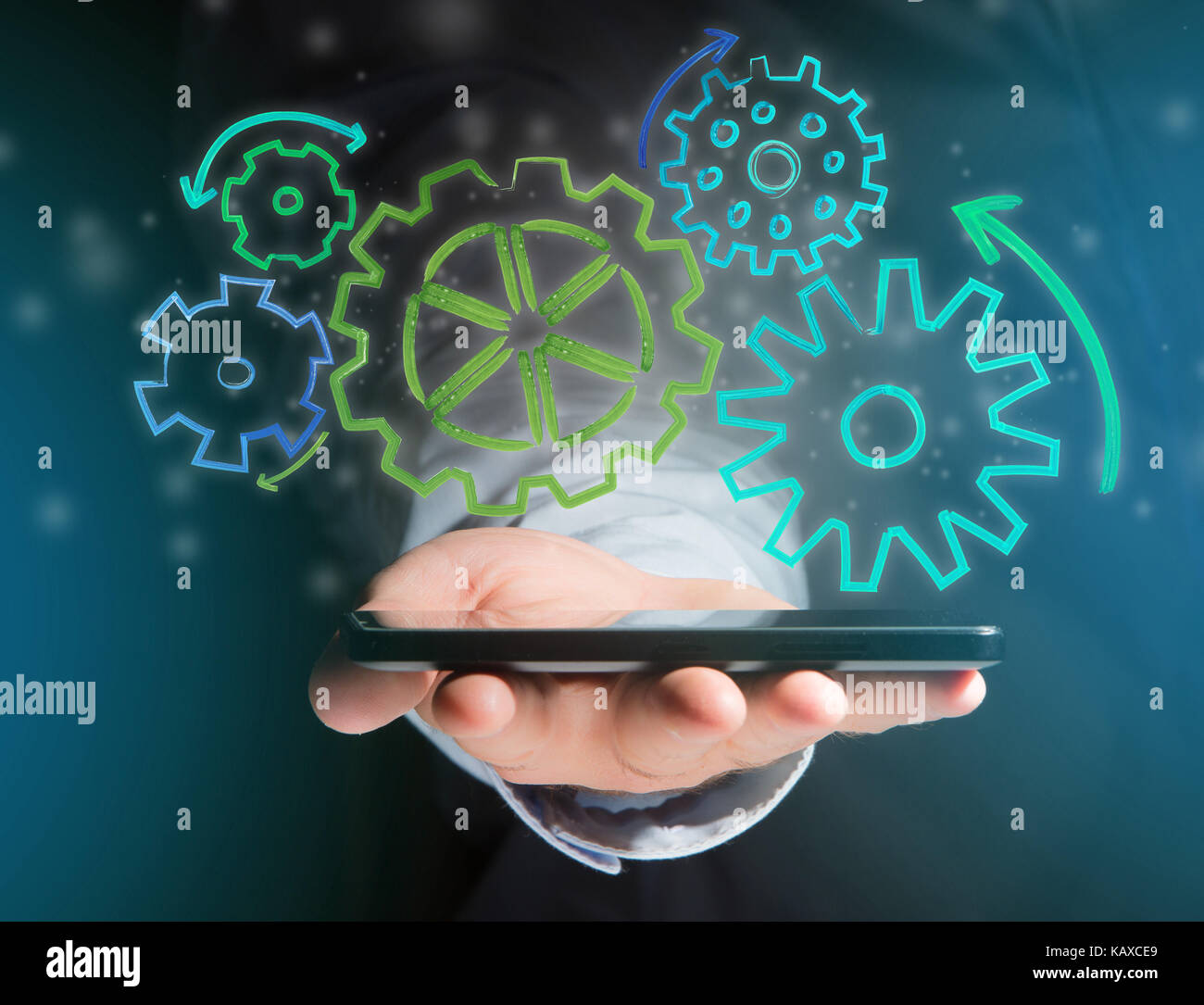 View of a Cogwheel interface setting displayed on an interface with ...