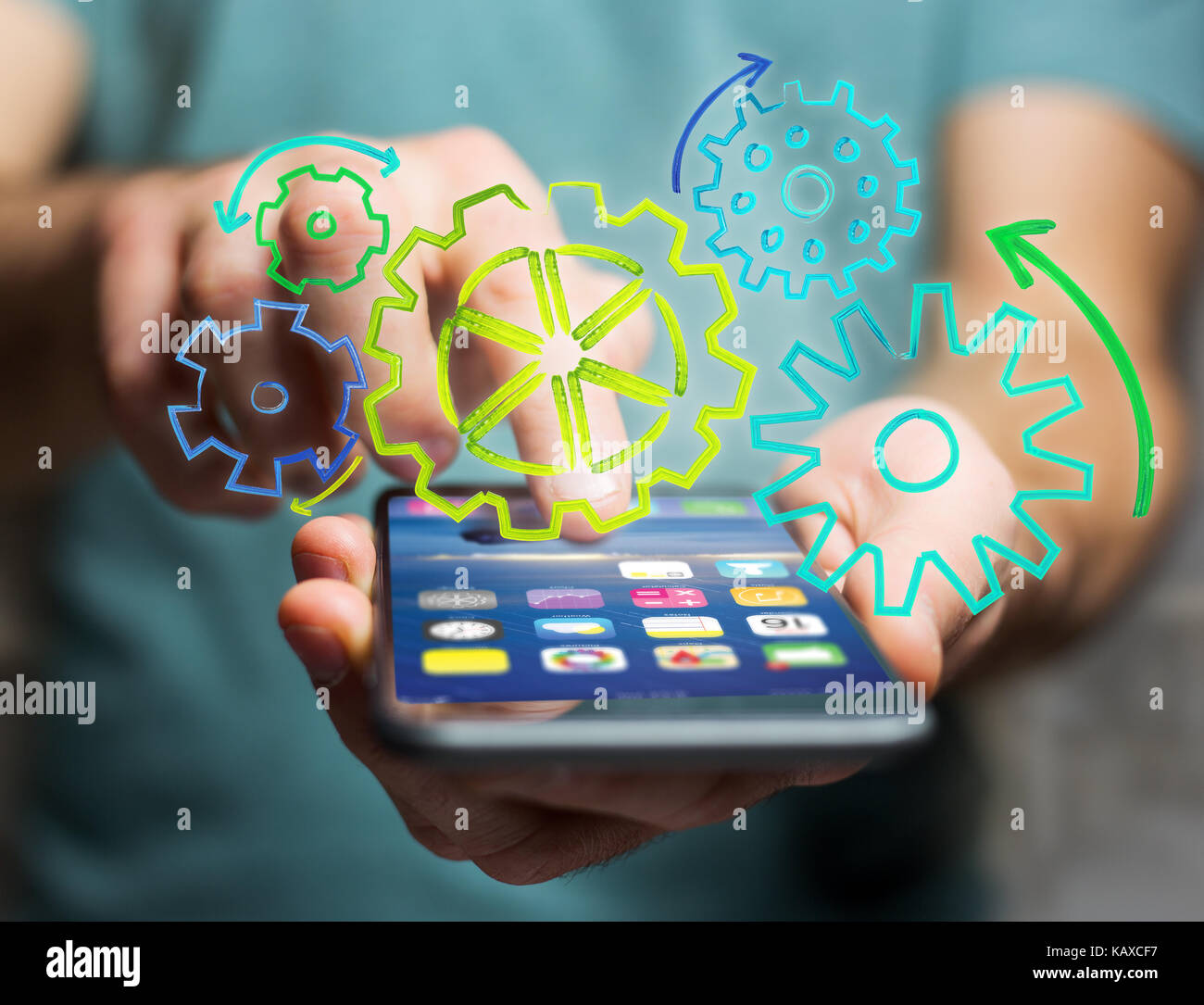 View of a Cogwheel interface setting displayed on an interface with ...