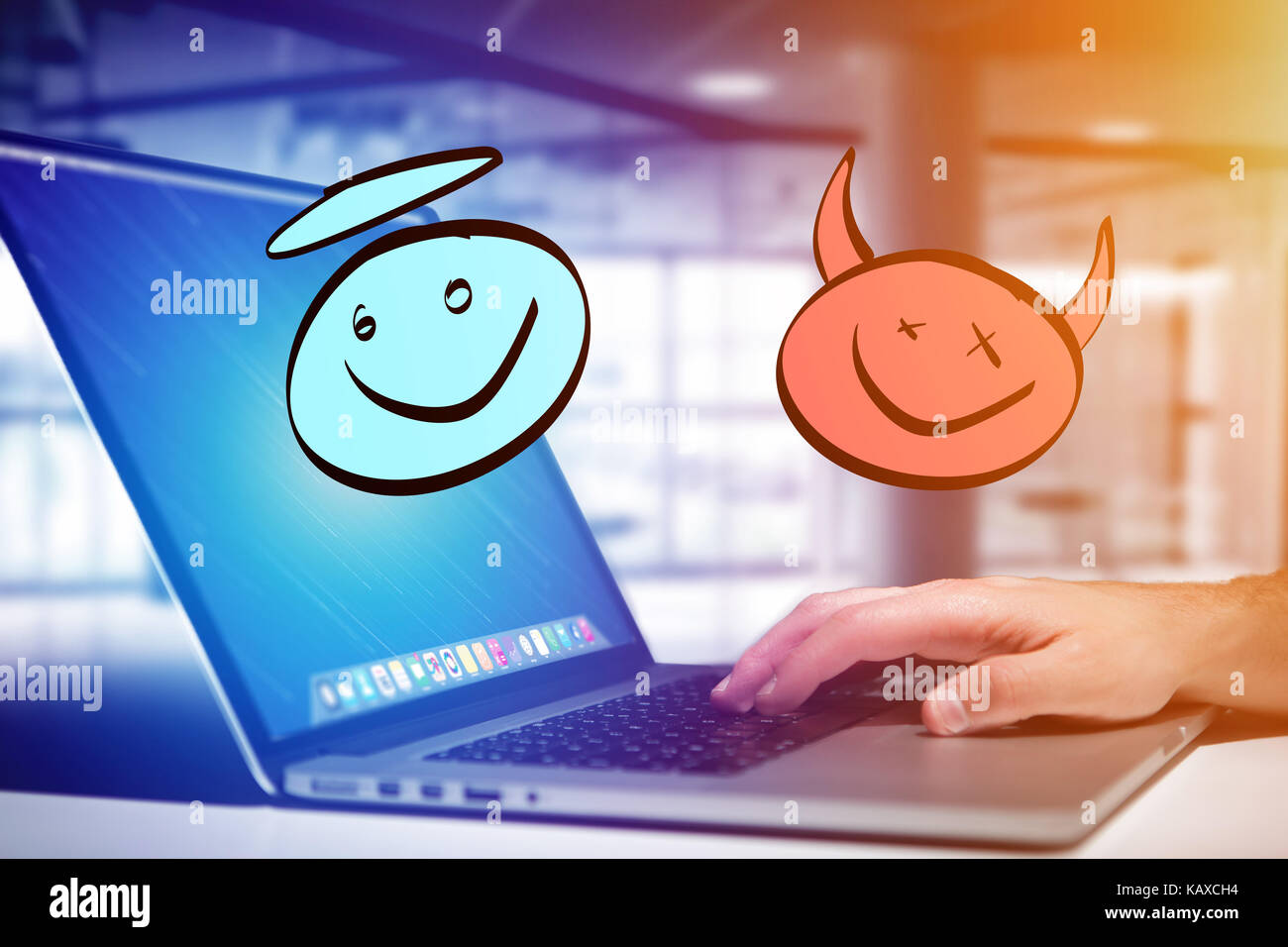 Devil computer hi-res stock photography and images - Alamy
