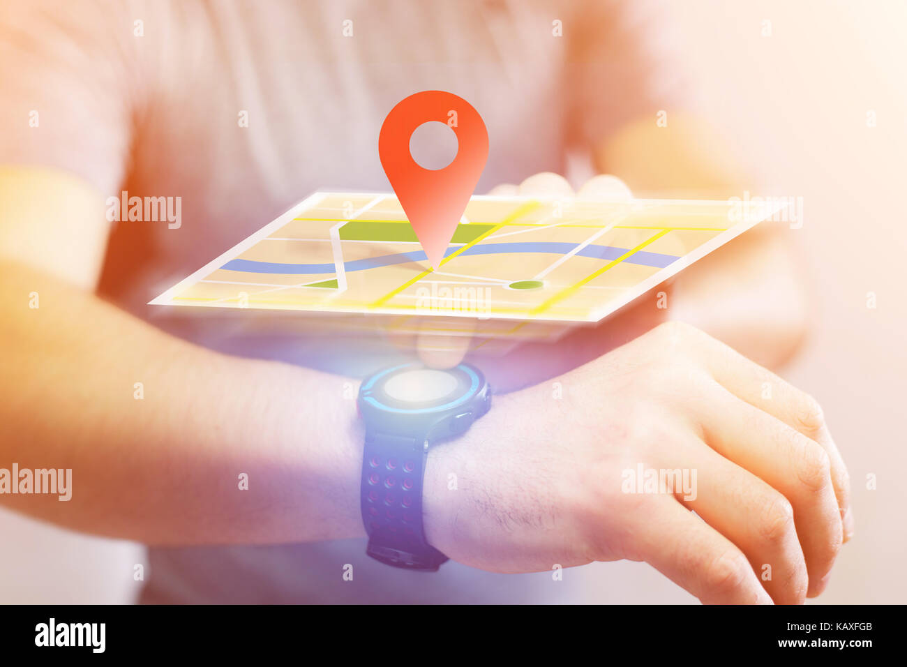 Localization map hi-res stock photography and images - Alamy