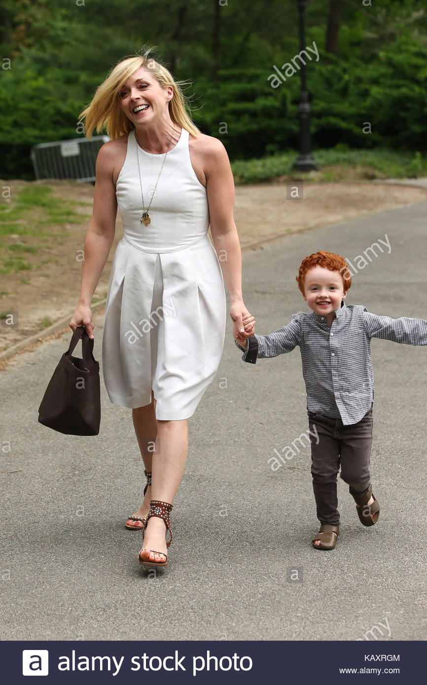 Jane Krakowski and Bennett Robert Godley. Jane Krakowski and her son ...