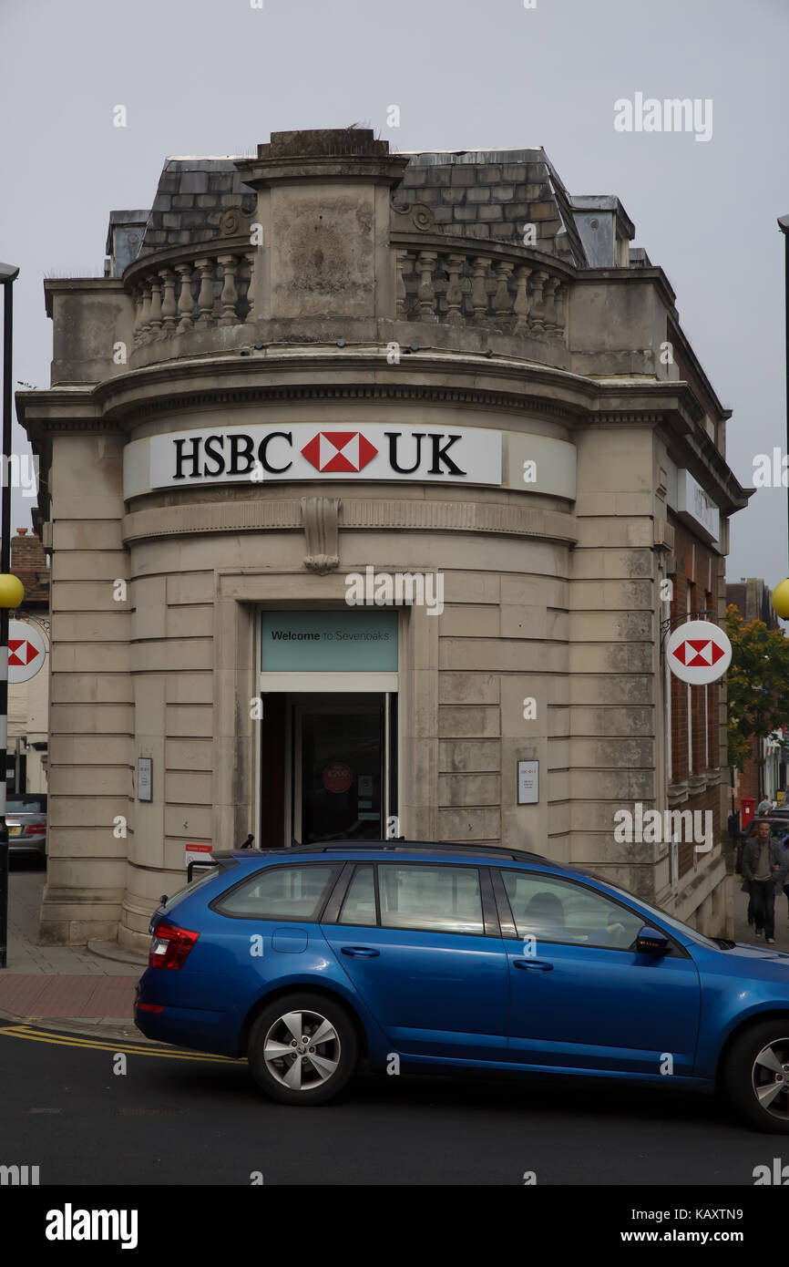 HSBC bank in Sevenoaks Kent Stock Photo - Alamy
