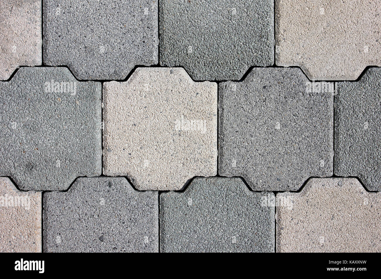 Paving slabs of various forms, flowers and the sizes for decoration of ...
