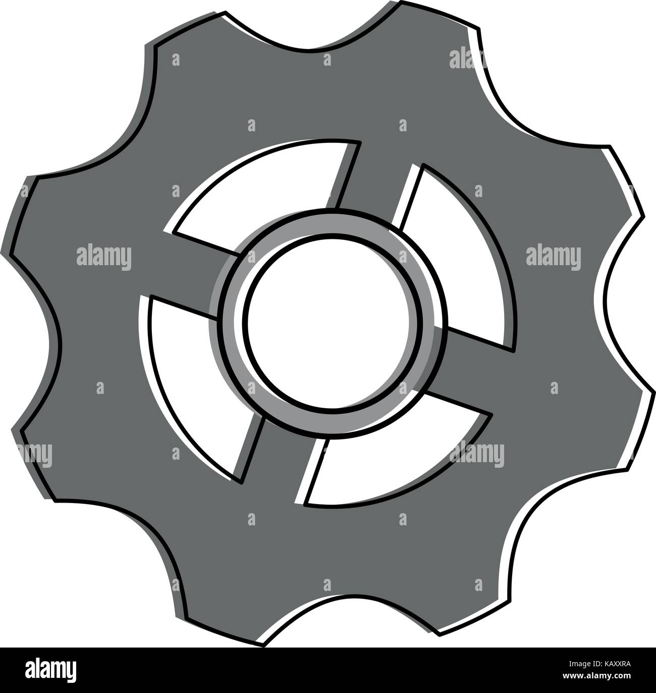 single gear icon image Stock Vector Image & Art - Alamy
