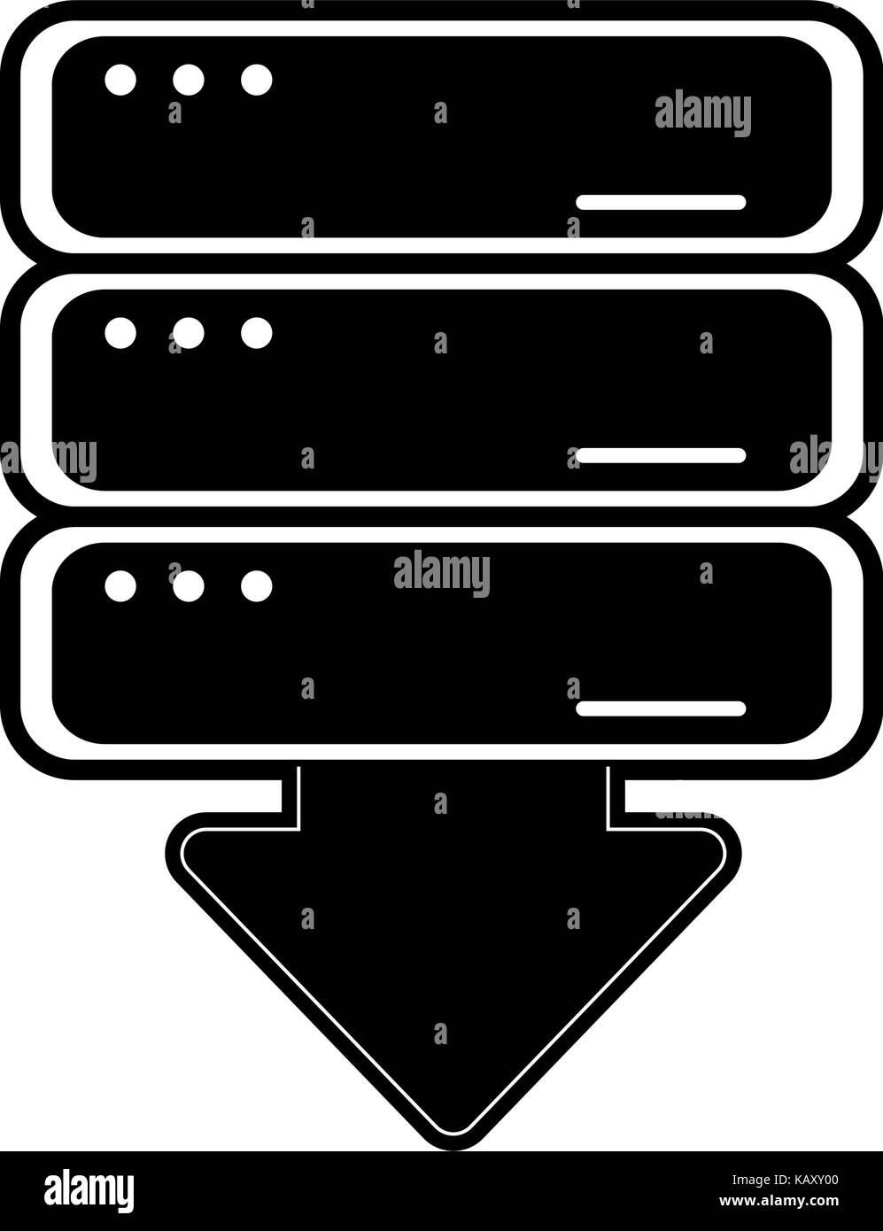 servers download web hosting icon image Stock Vector Image & Art - Alamy