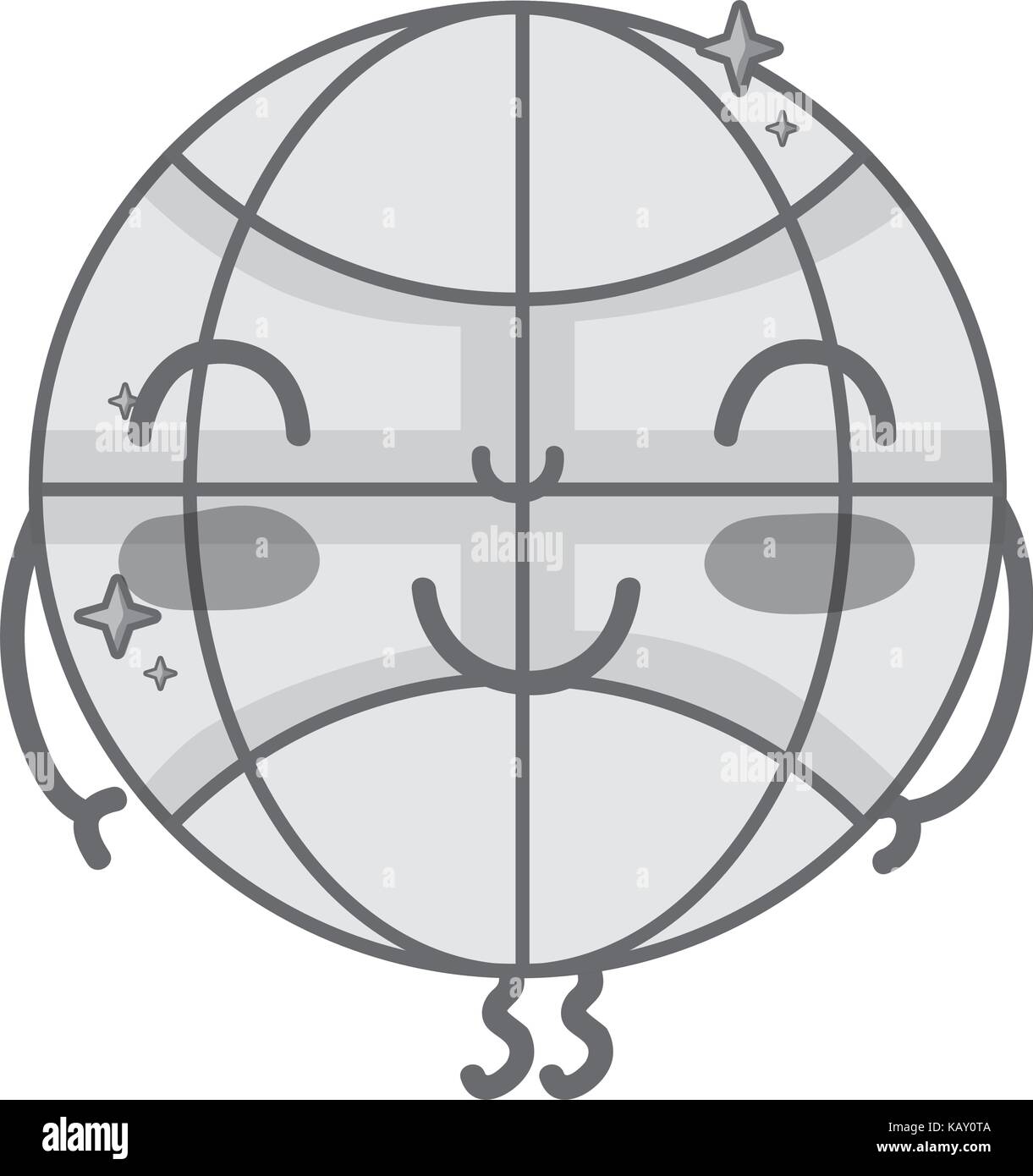 grayscale kawaii cute happy global connect Stock Vector Image & Art - Alamy