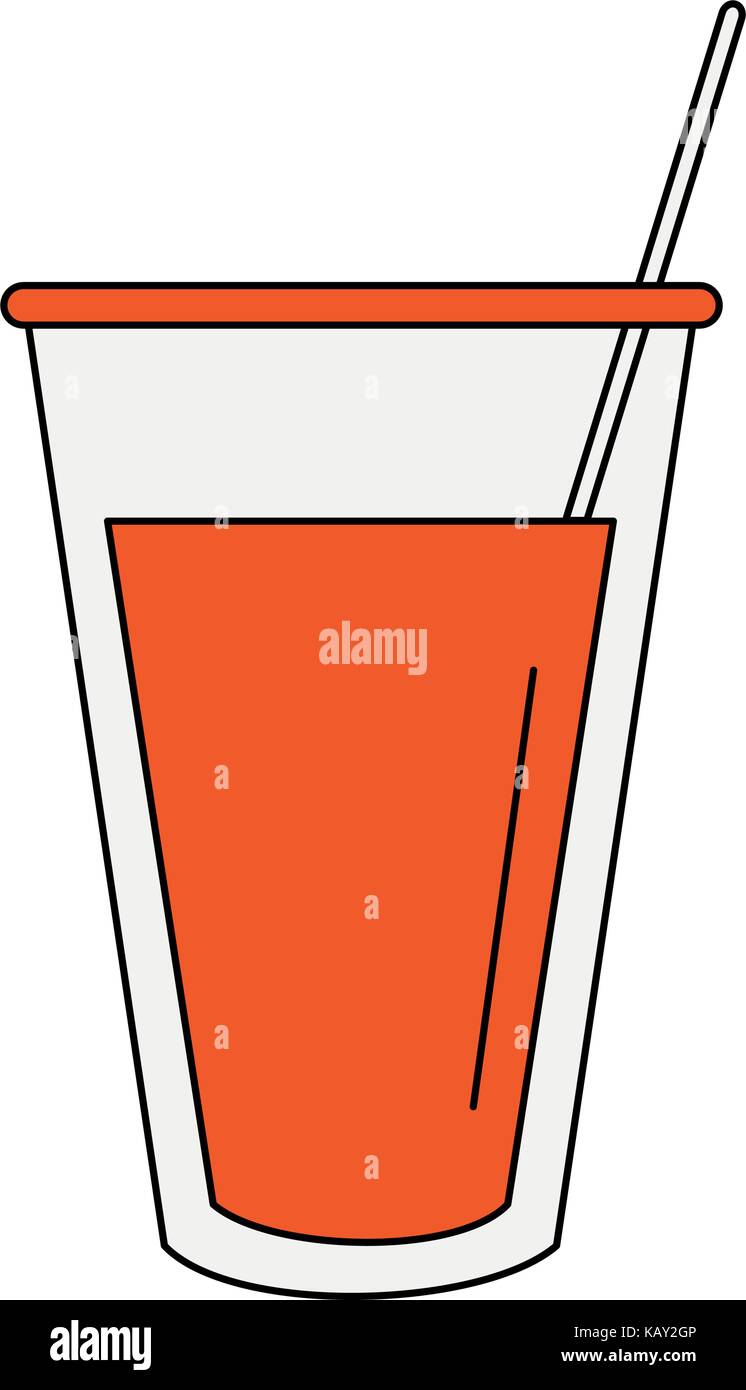 Juice glass isolated Stock Vector Image & Art - Alamy