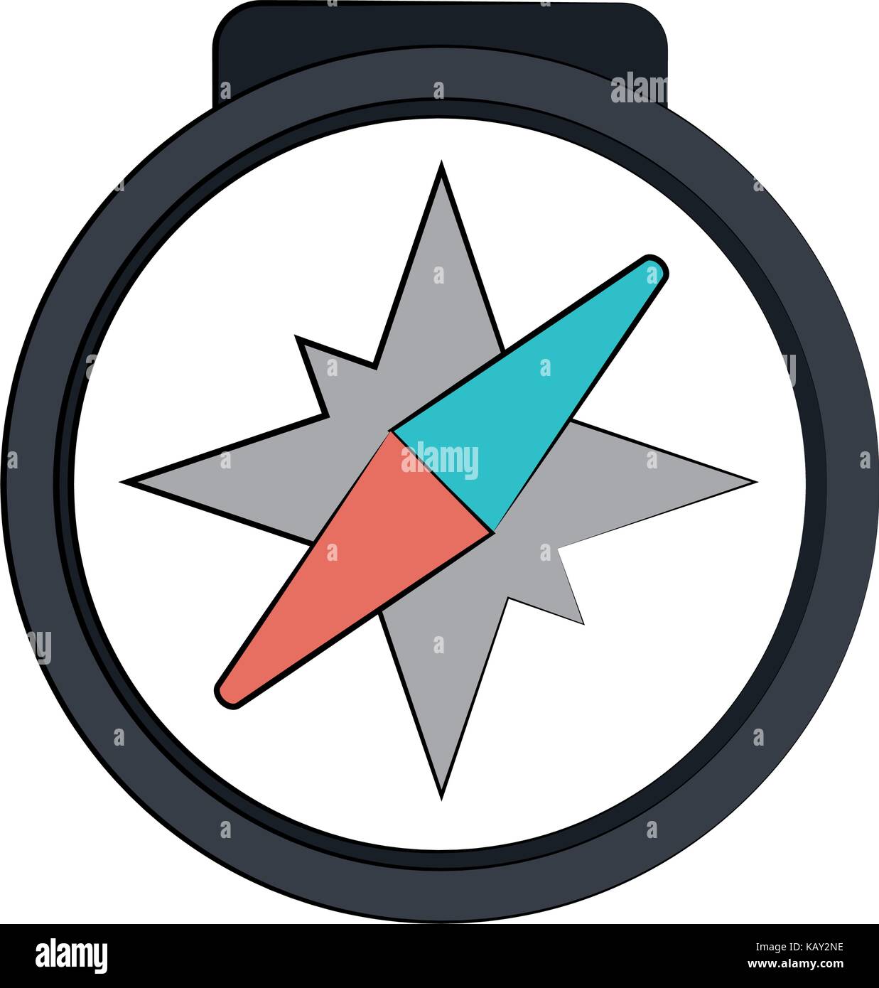 compass navigation icon image Stock Vector Image & Art - Alamy