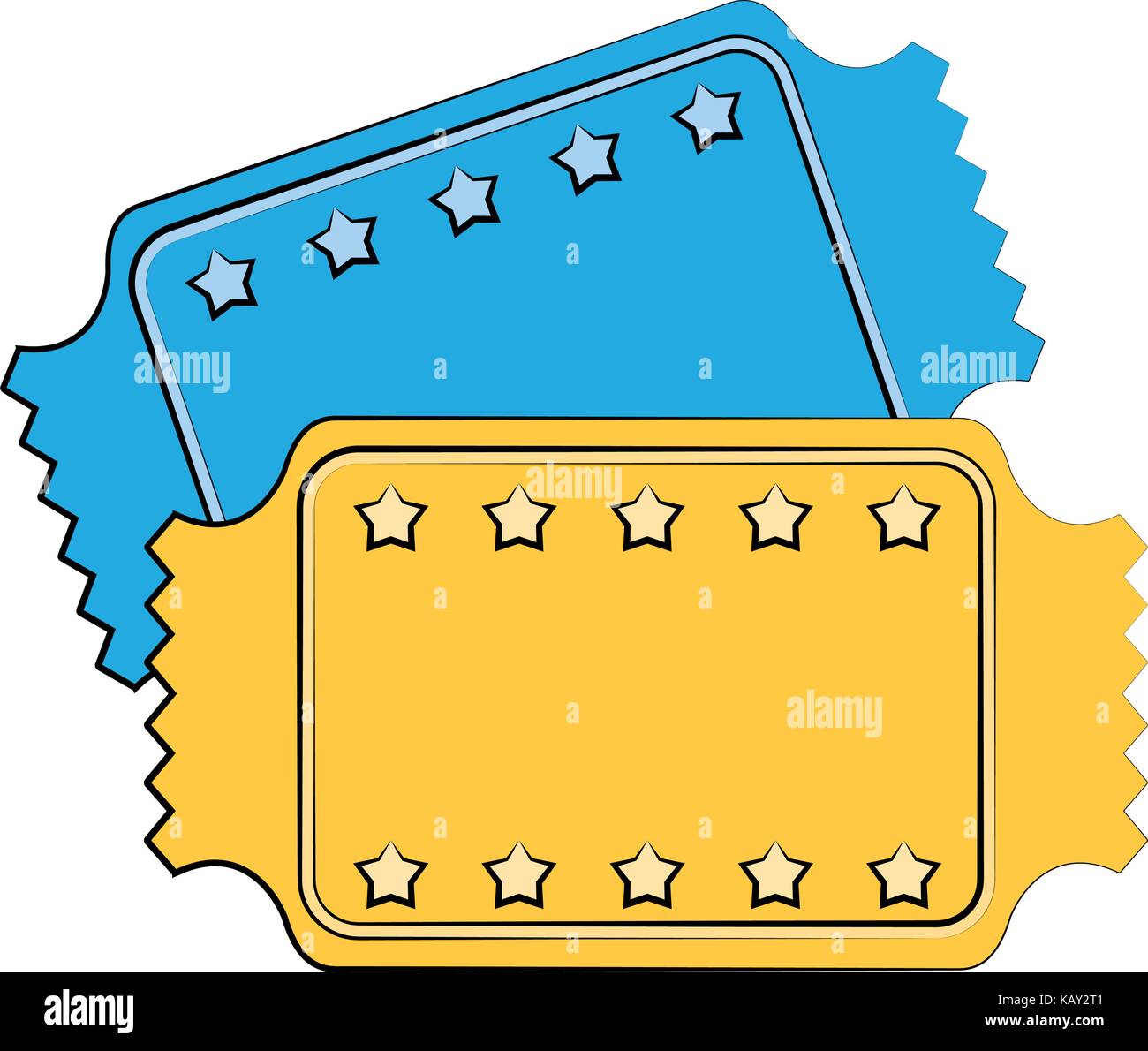 tickets blank star frame icon image Stock Vector Image & Art - Alamy