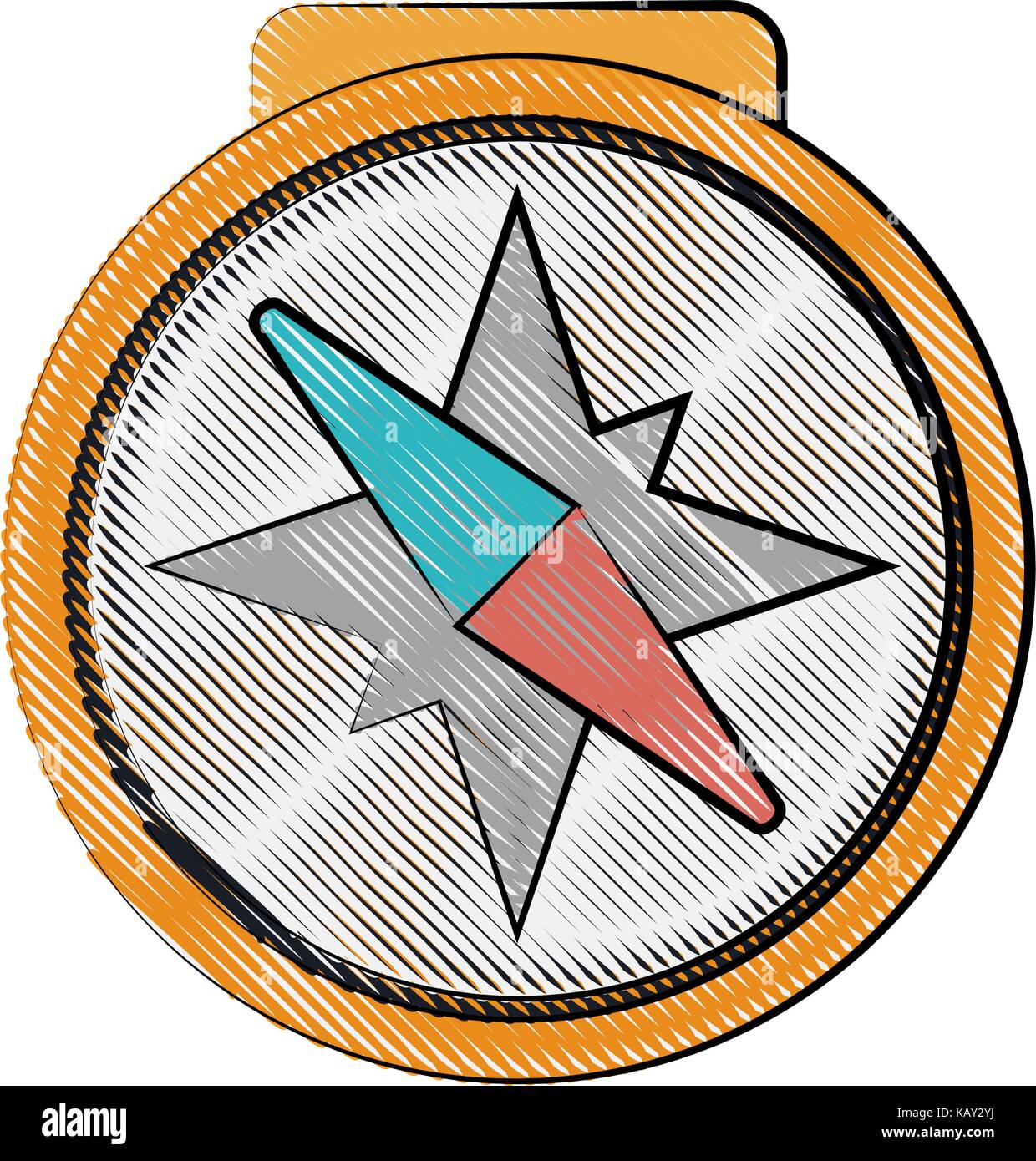 compass navigation icon image Stock Vector Image & Art - Alamy