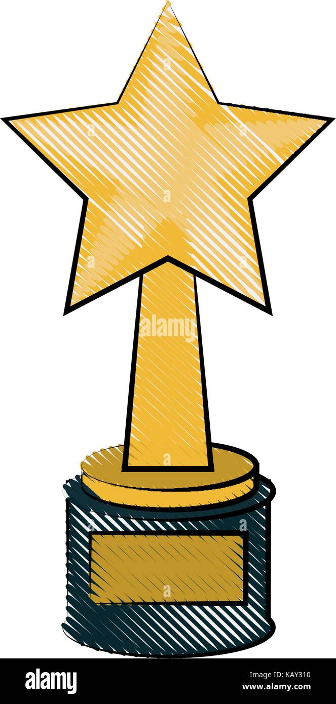 trophy star shape icon image Stock Vector Image & Art - Alamy