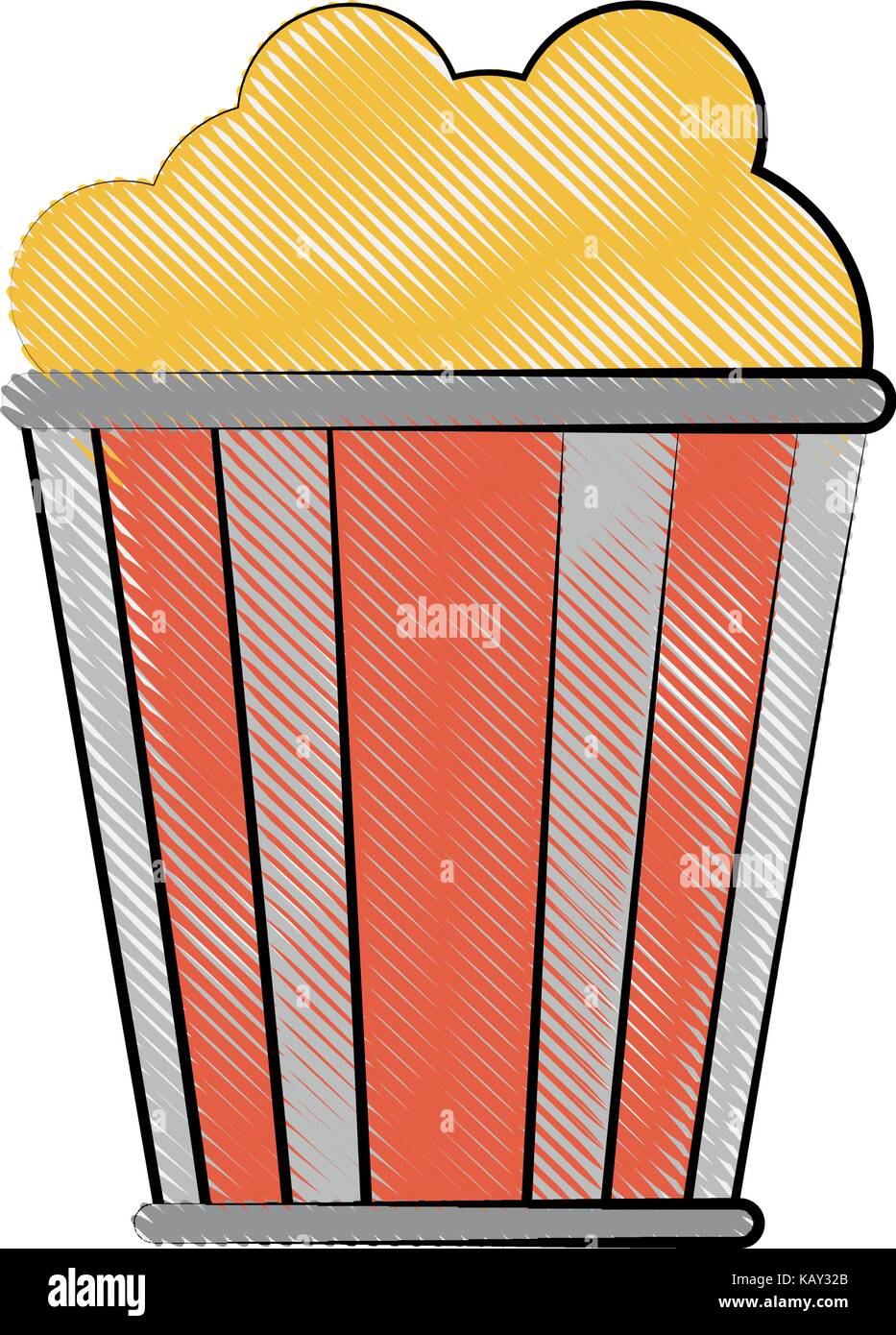 popcorn bucket icon image Stock Vector Image & Art - Alamy