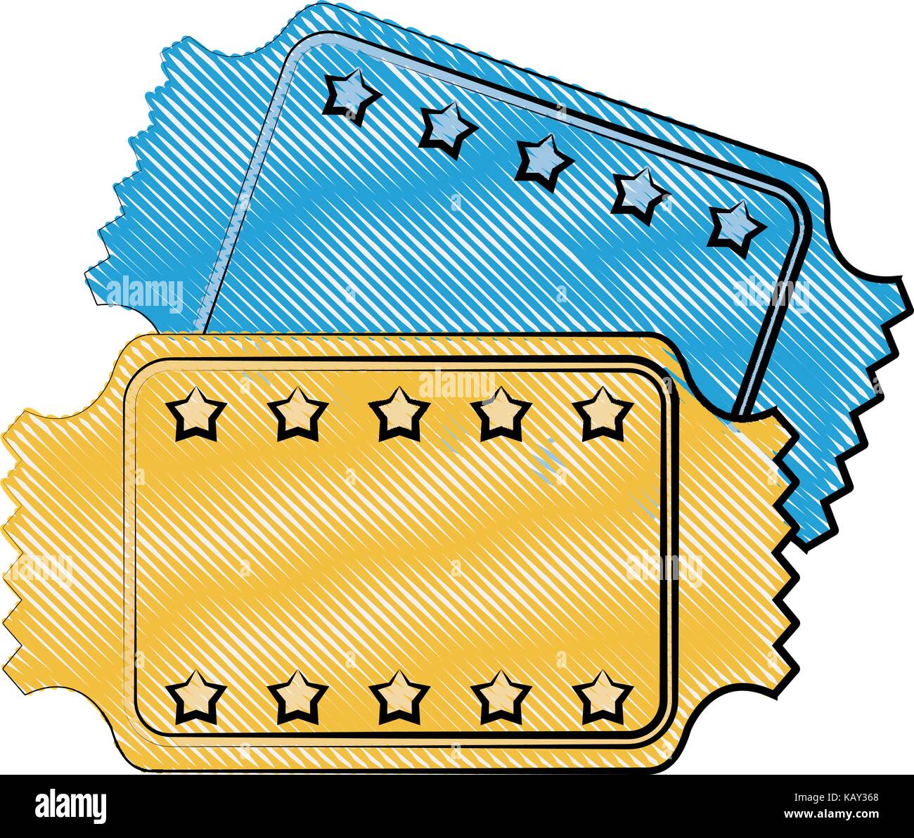 tickets blank star frame icon image Stock Vector Image & Art - Alamy