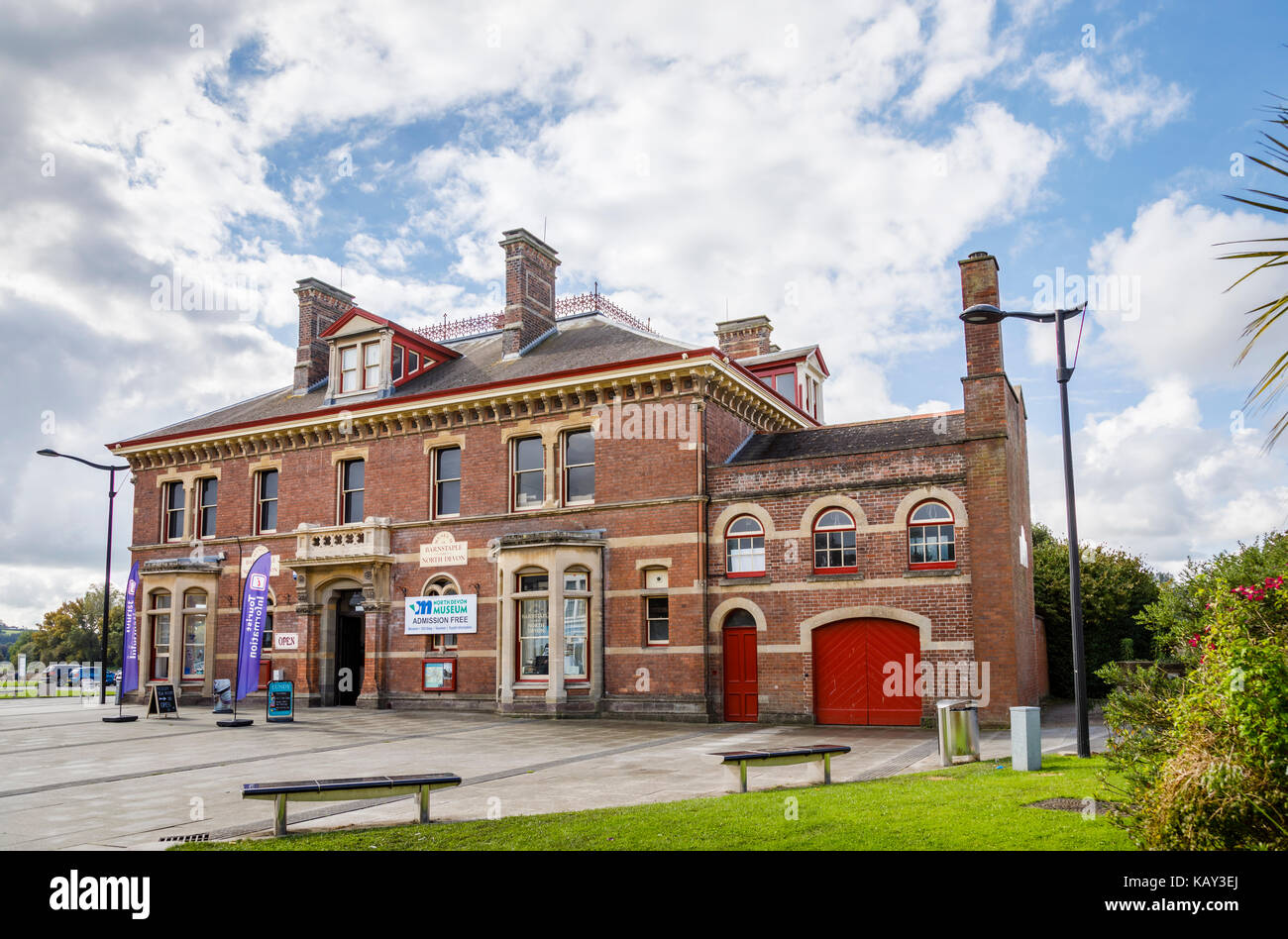 North Devon Museum, The Square, Barnstaple, the main town of North ...